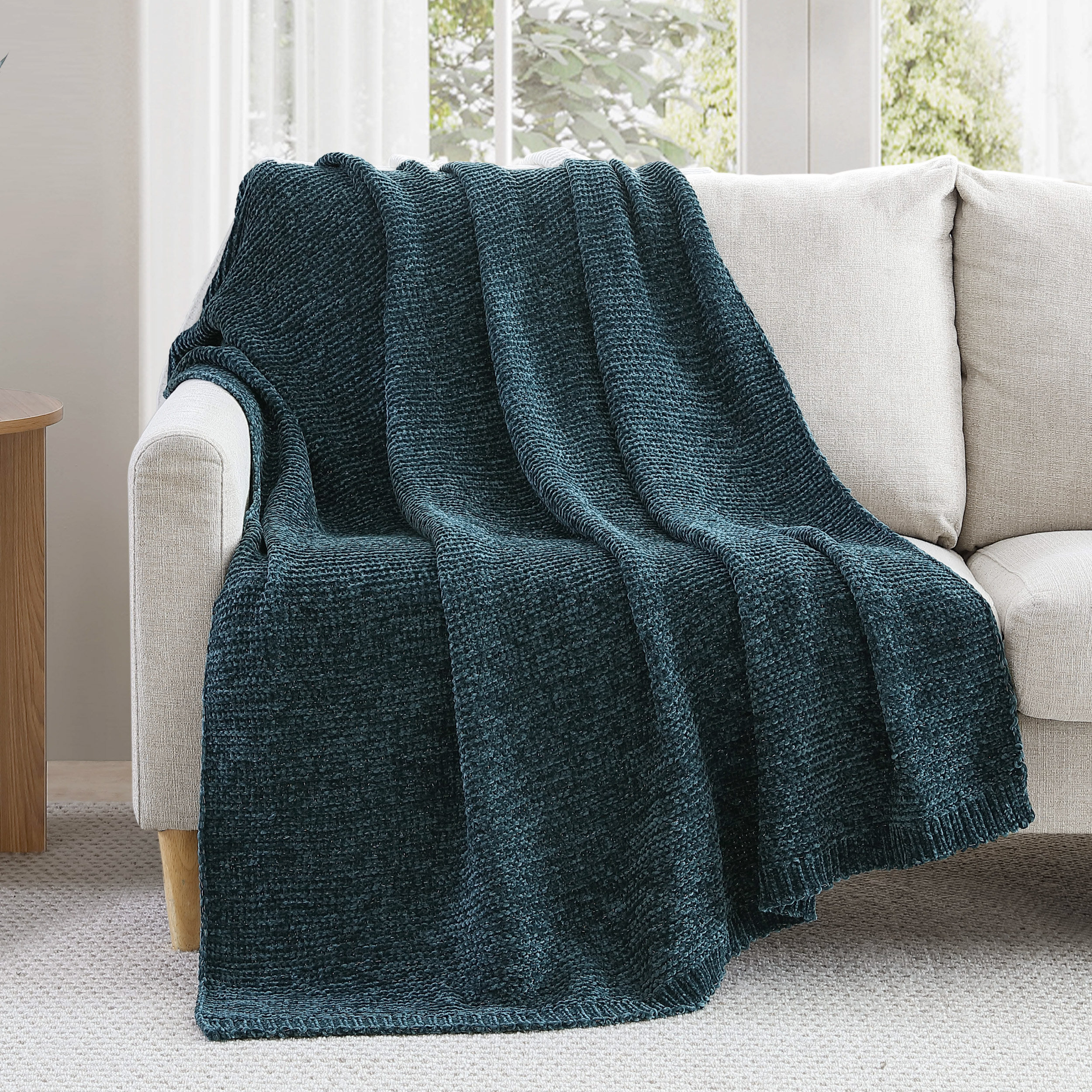 French Connection Eloise Lurex Throw Blanket & Reviews | Wayfair