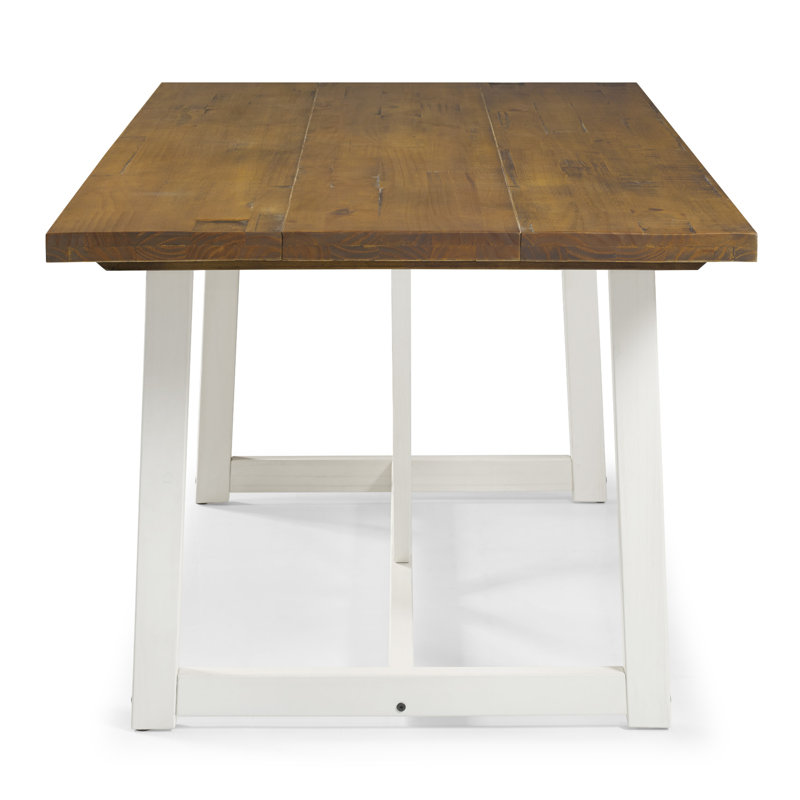 Sand & Stable Emmett Solid Wood Dining Table & Reviews | Wayfair