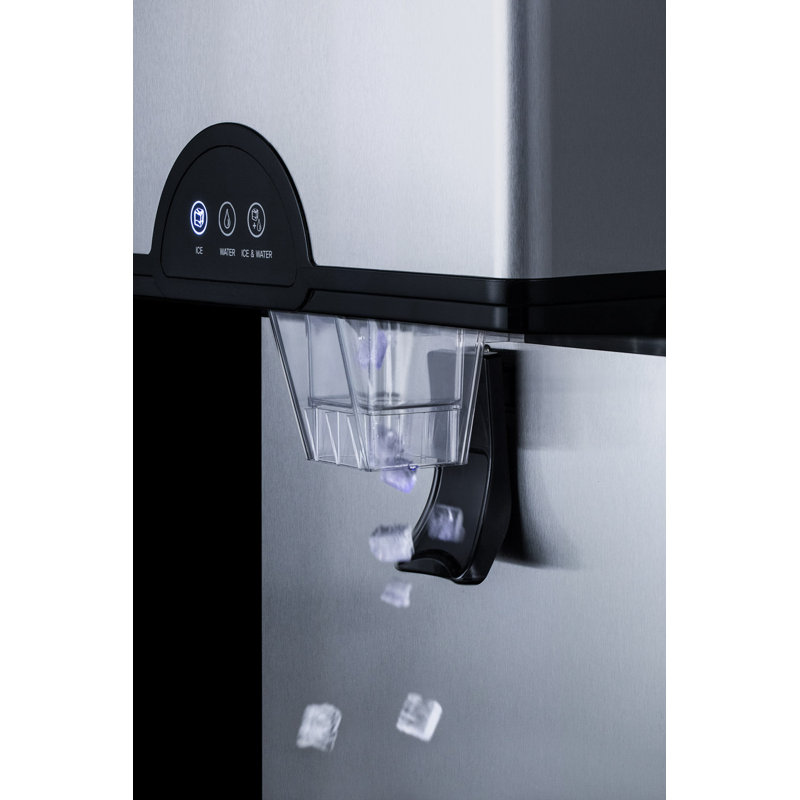 Summit Appliance 282 lb. Daily Production Freestanding Clear Ice Maker ...