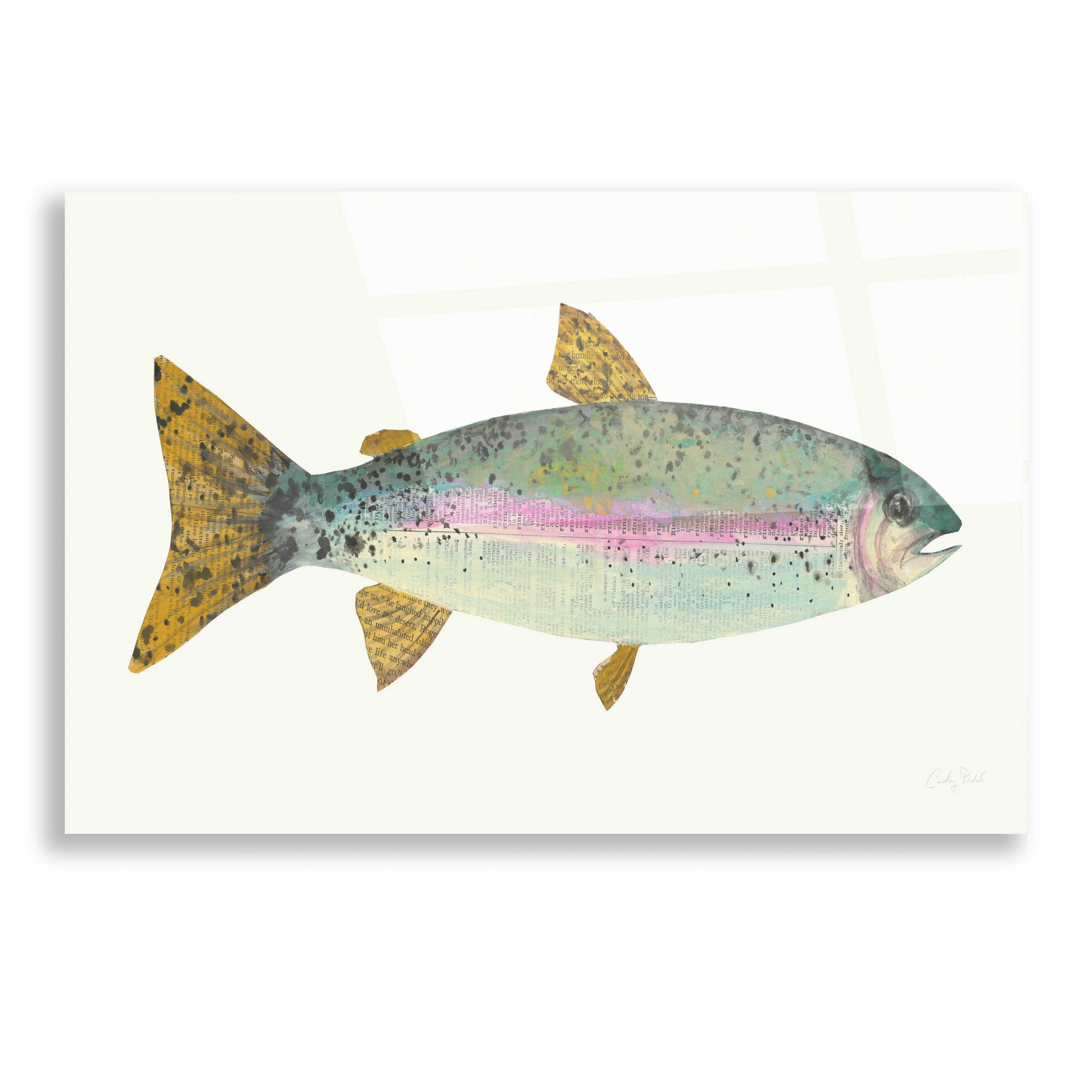 Highland Dunes ''Angling In The Stream I'' By Courtney Prahl, Acrylic ...