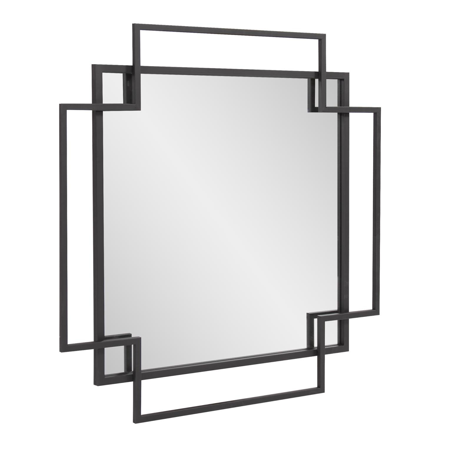 Ivy Bronx Square Geo Mirror | Wayfair