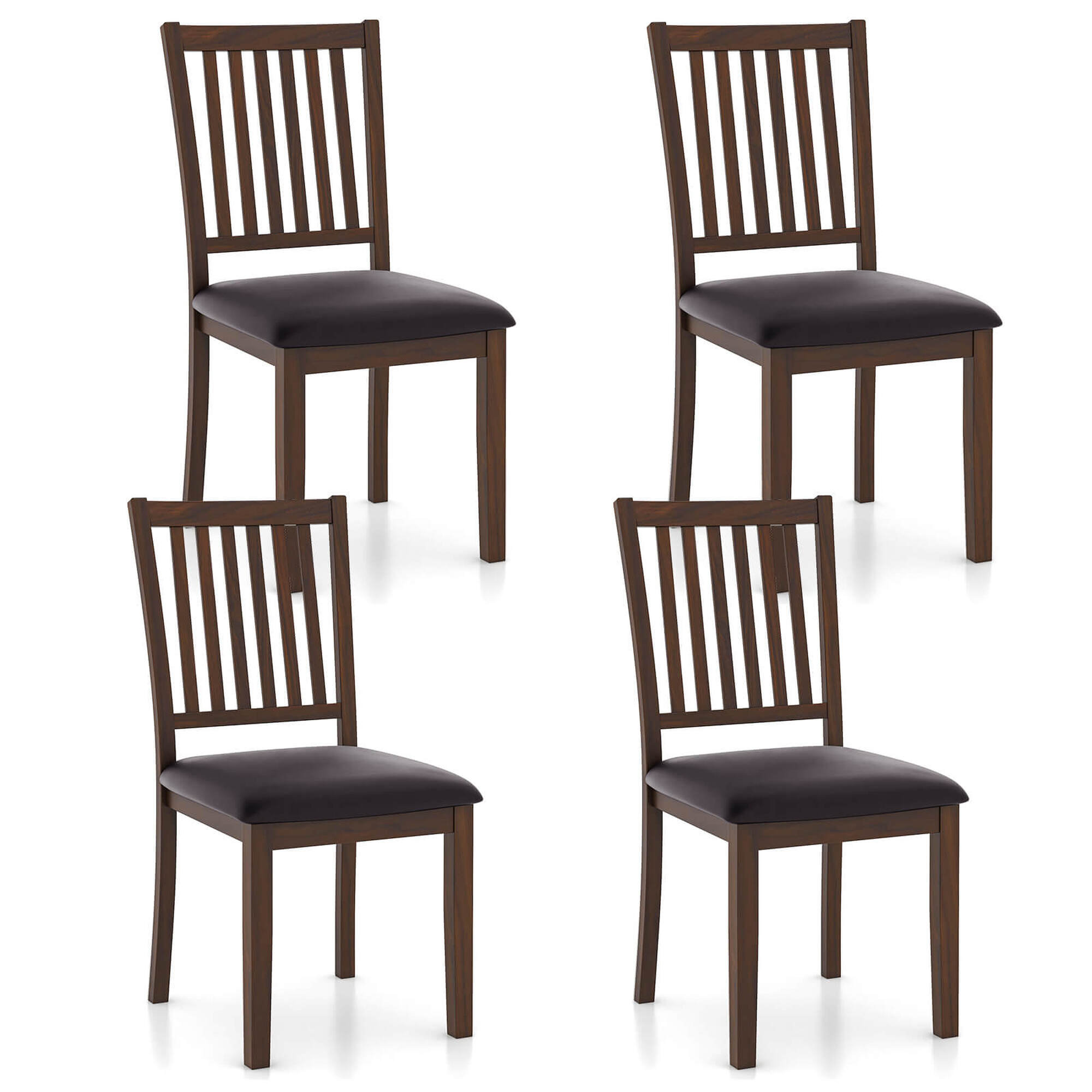 Lark Manor™ Modern Dining Chair Set With Slanted High Backrest Wear ...