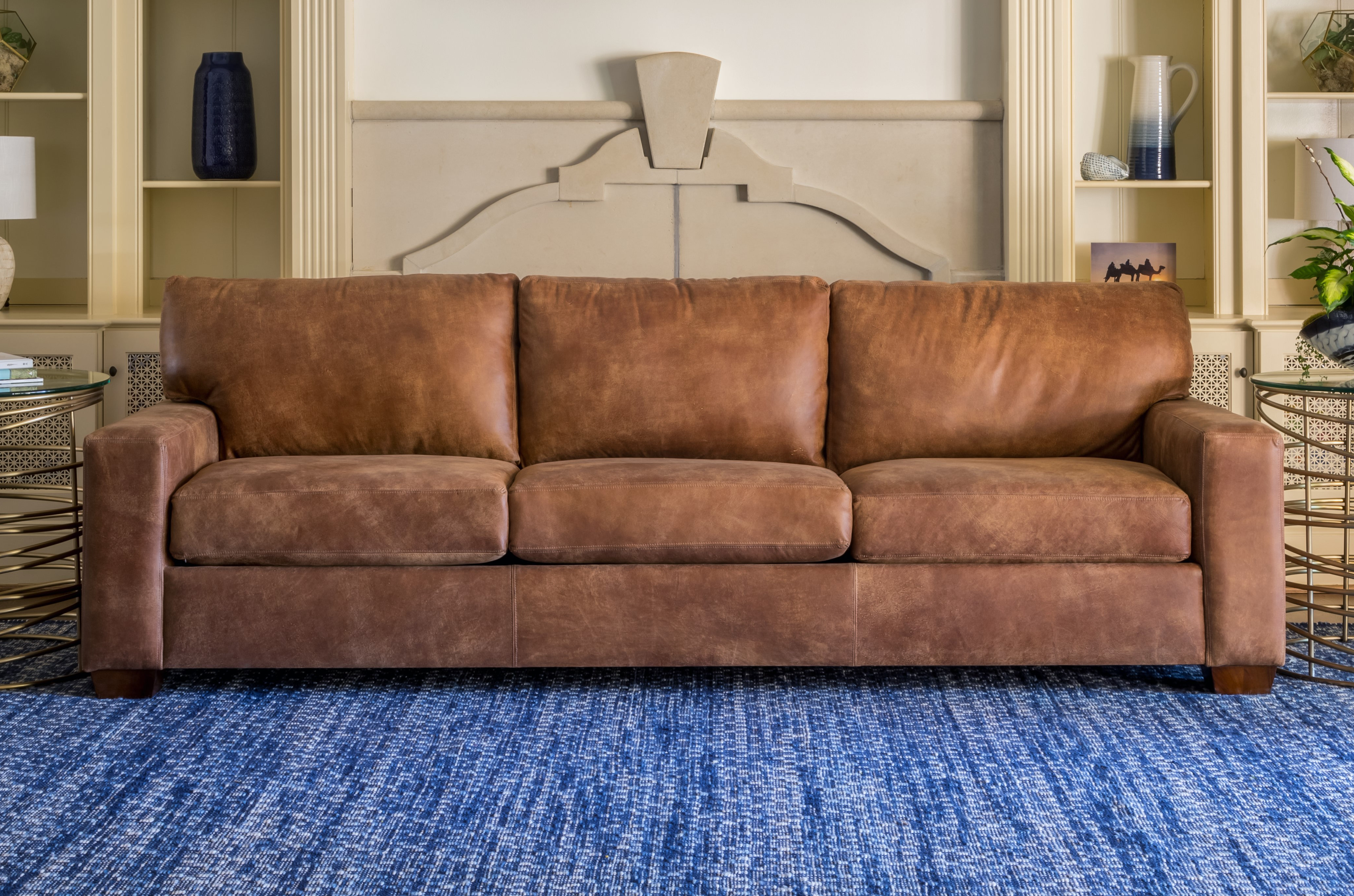 Birch Lane Canapé en cuir véritable Bening et Commentaires - Wayfair Canada