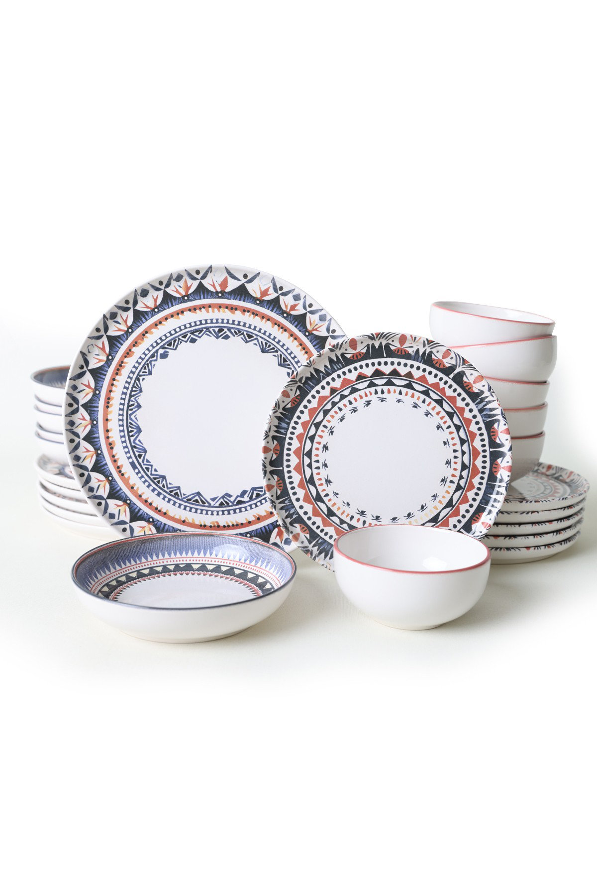 Red Barrel Studio® Ceramic Dinner Set (24 Pieces) | Wayfair