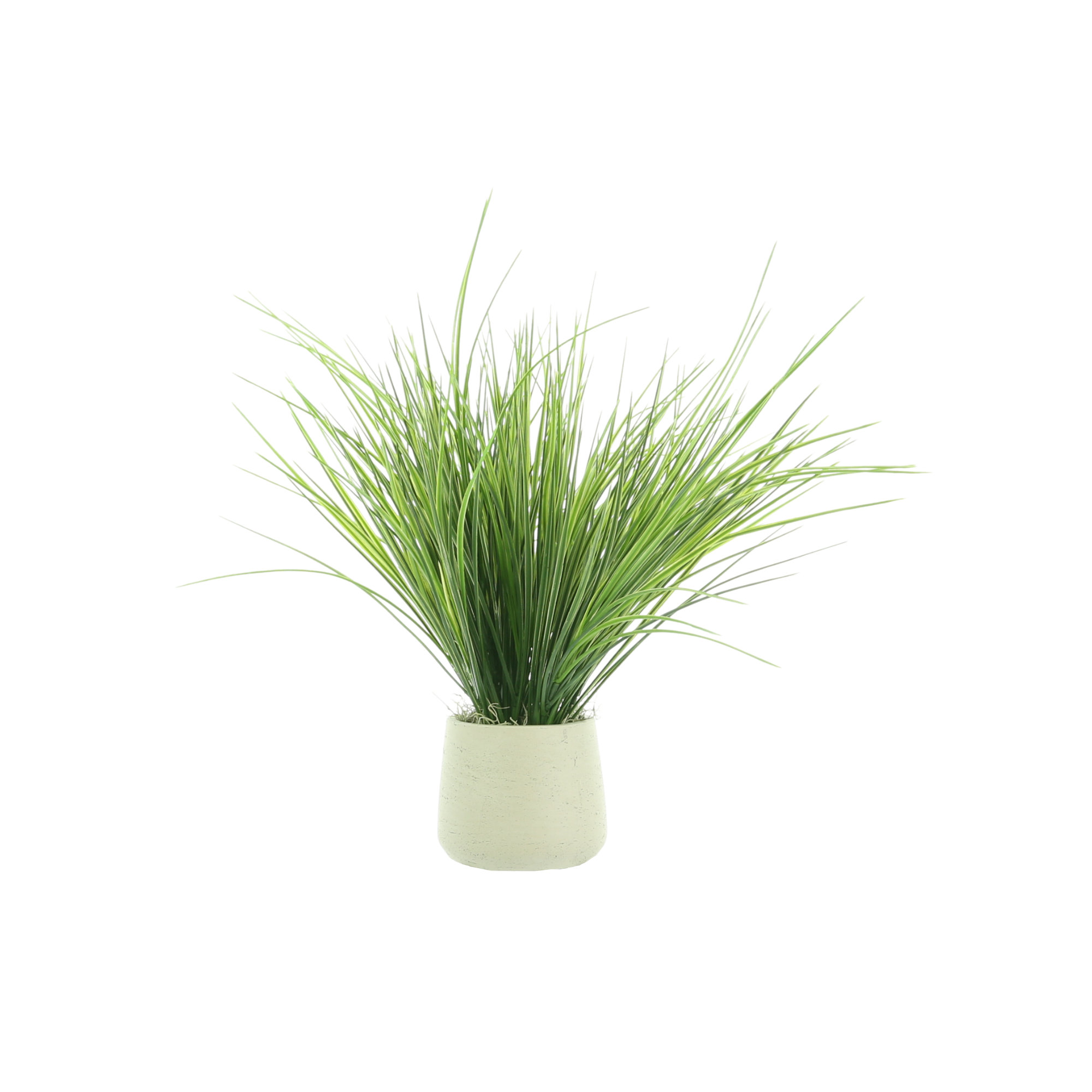 Creative Displays, Inc. Faux Grass in Fiberstone Pot | Perigold