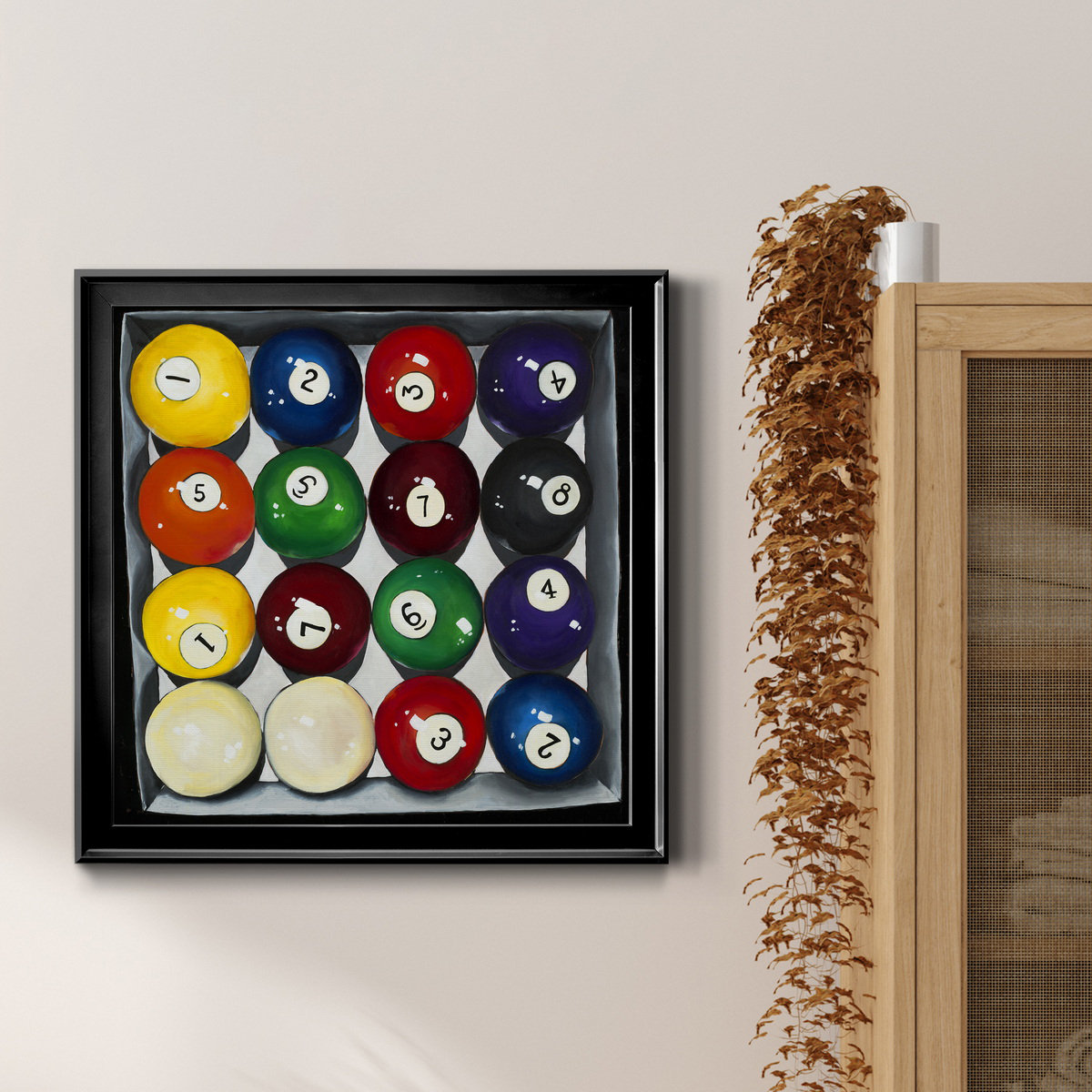 Ebern Designs Retro Billiards Retro Billiards - Picture Frame on Canvas ...