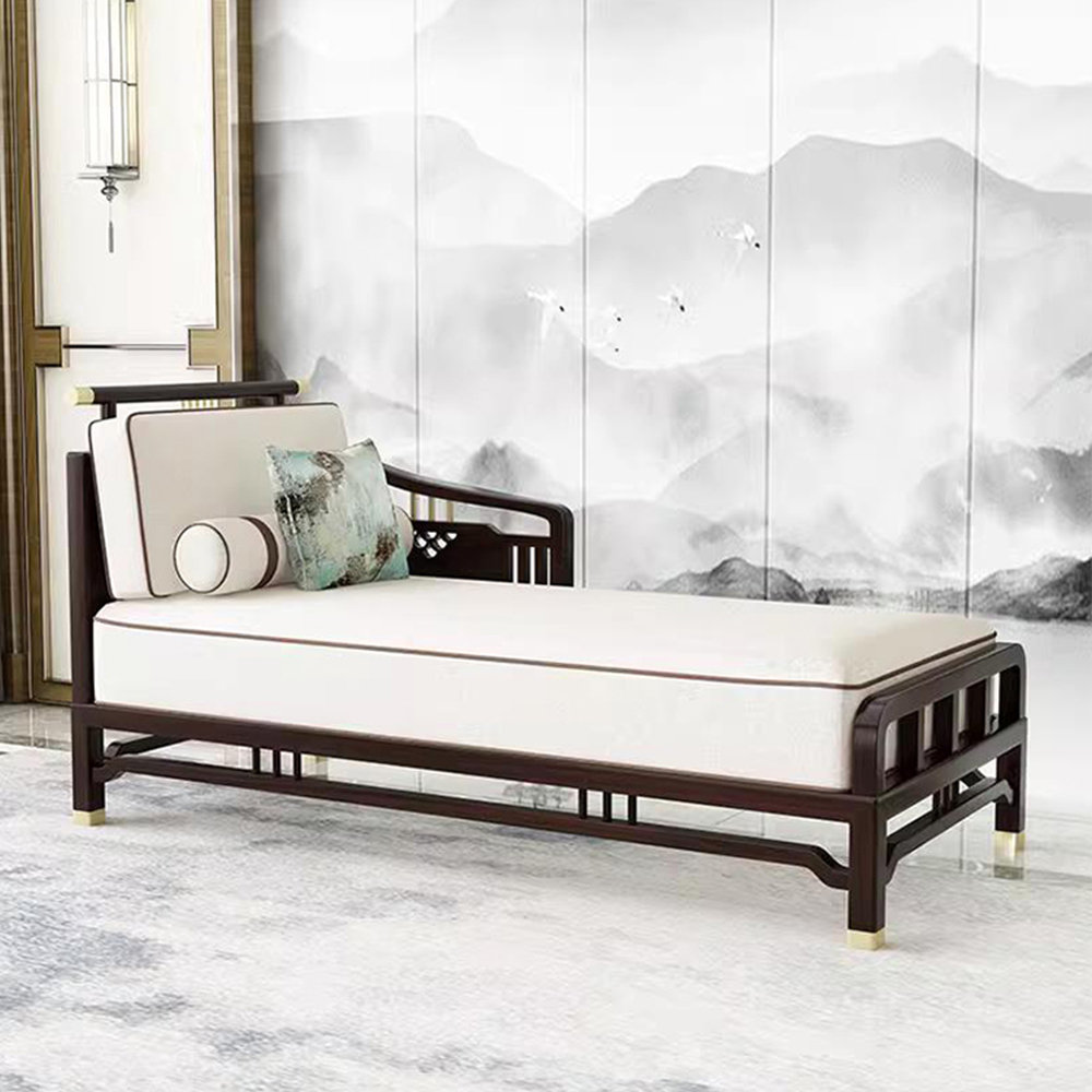 ChairVogue Stylish Simple Solid Wood Elegant Chaise Longue Upholstered ...