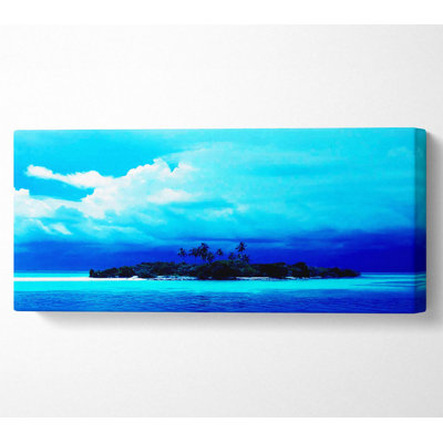 Highland Dunes Just Turquoise - Wrapped Canvas Art Prints | Wayfair.co.uk