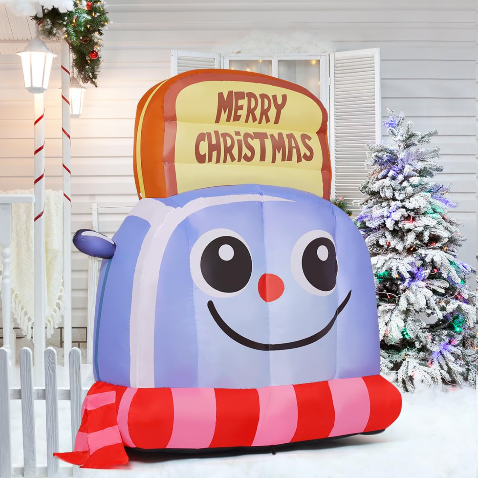 The Holiday Aisle® 5.2 FT Christmas Inflatables Outdoor Toasters ...