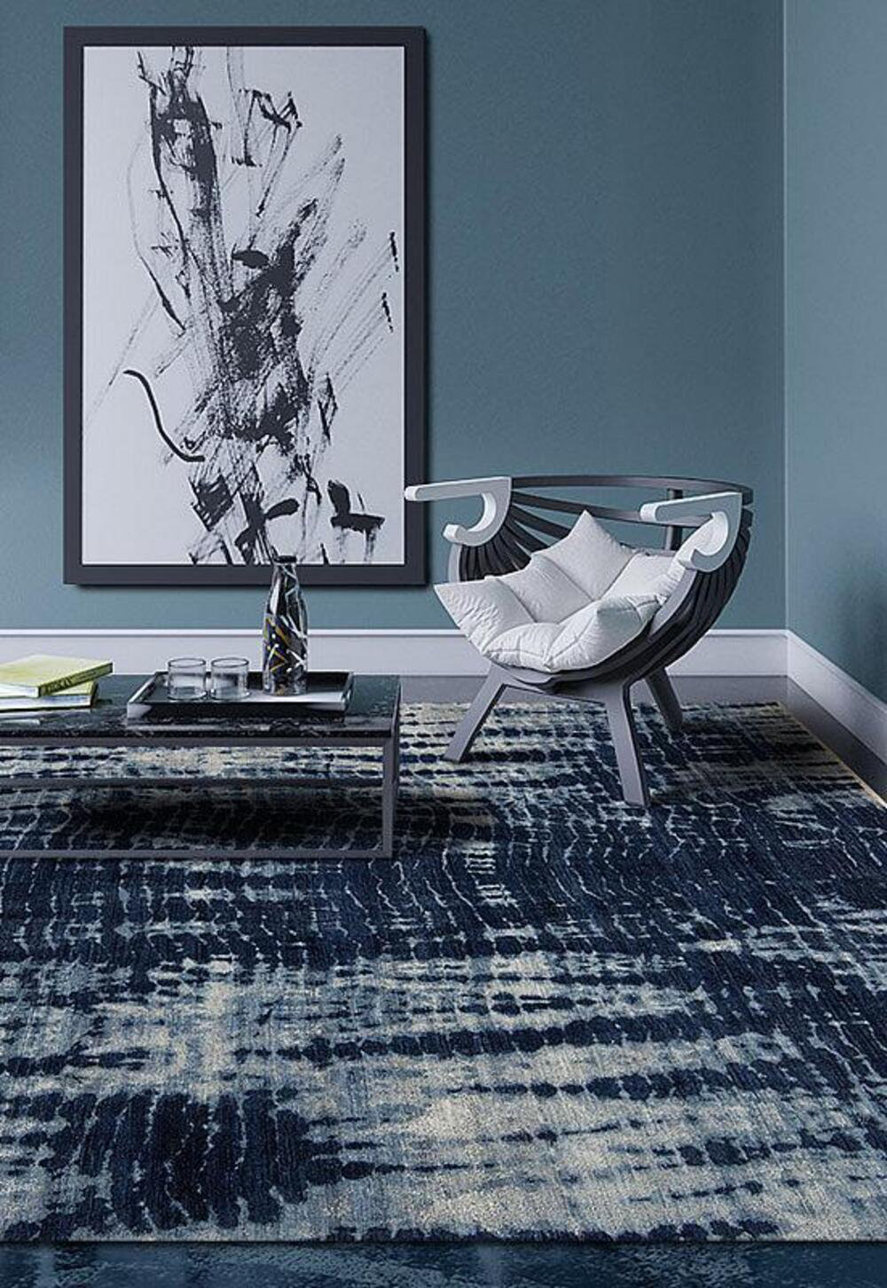 Samad Rugs Shibori Kitchen Mat | Wayfair