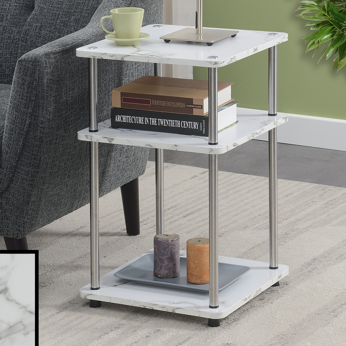 Orren Ellis Edwin 25.5'' Tall End Table with Storage & Reviews | Wayfair