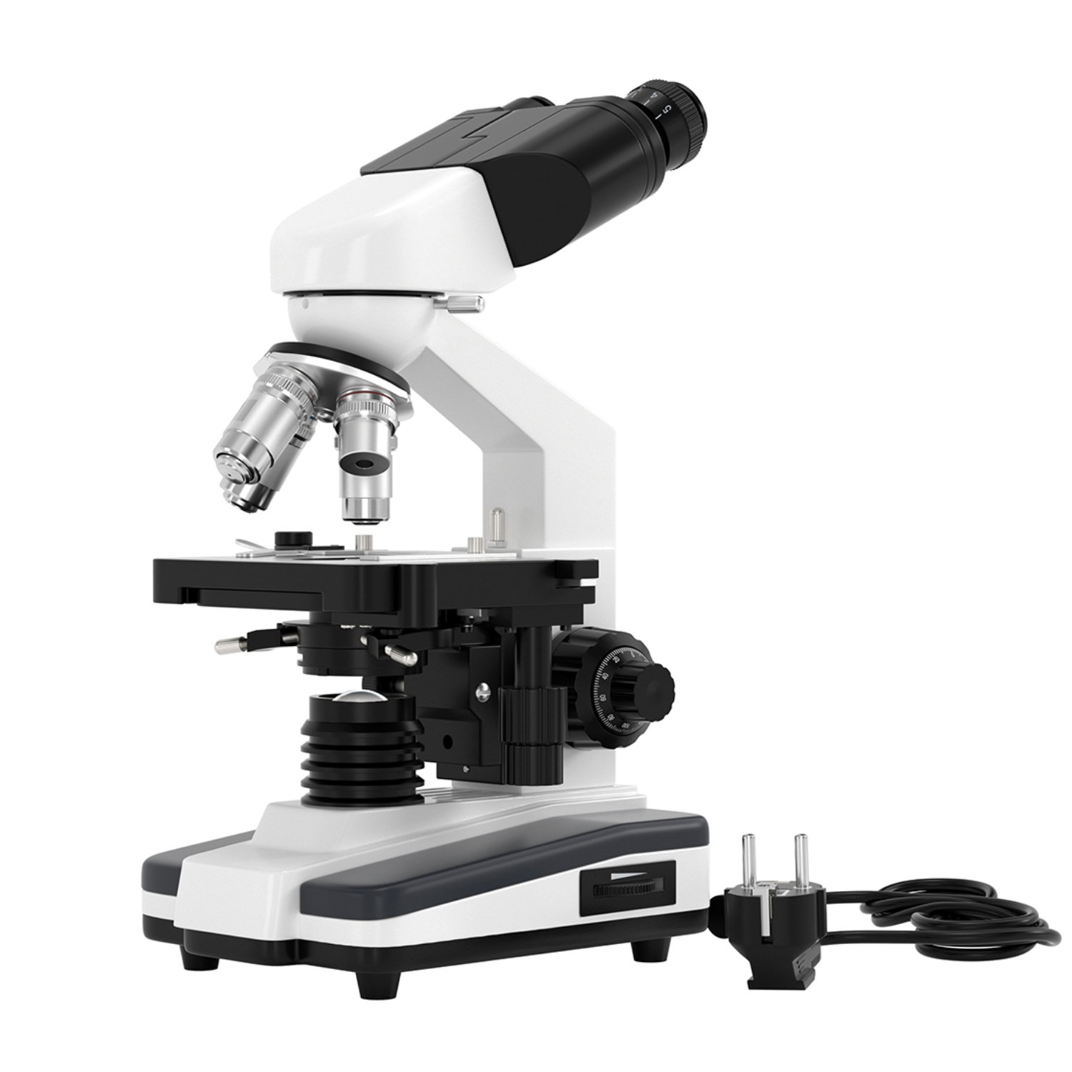 Bruce&Shark Binocular Compound Microscope 40X–2500X With LED ...