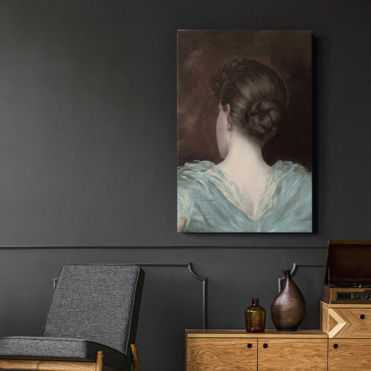 Winston Porter Vintage Portrait Print XXVI -Gallery Wrapped Canvas ...