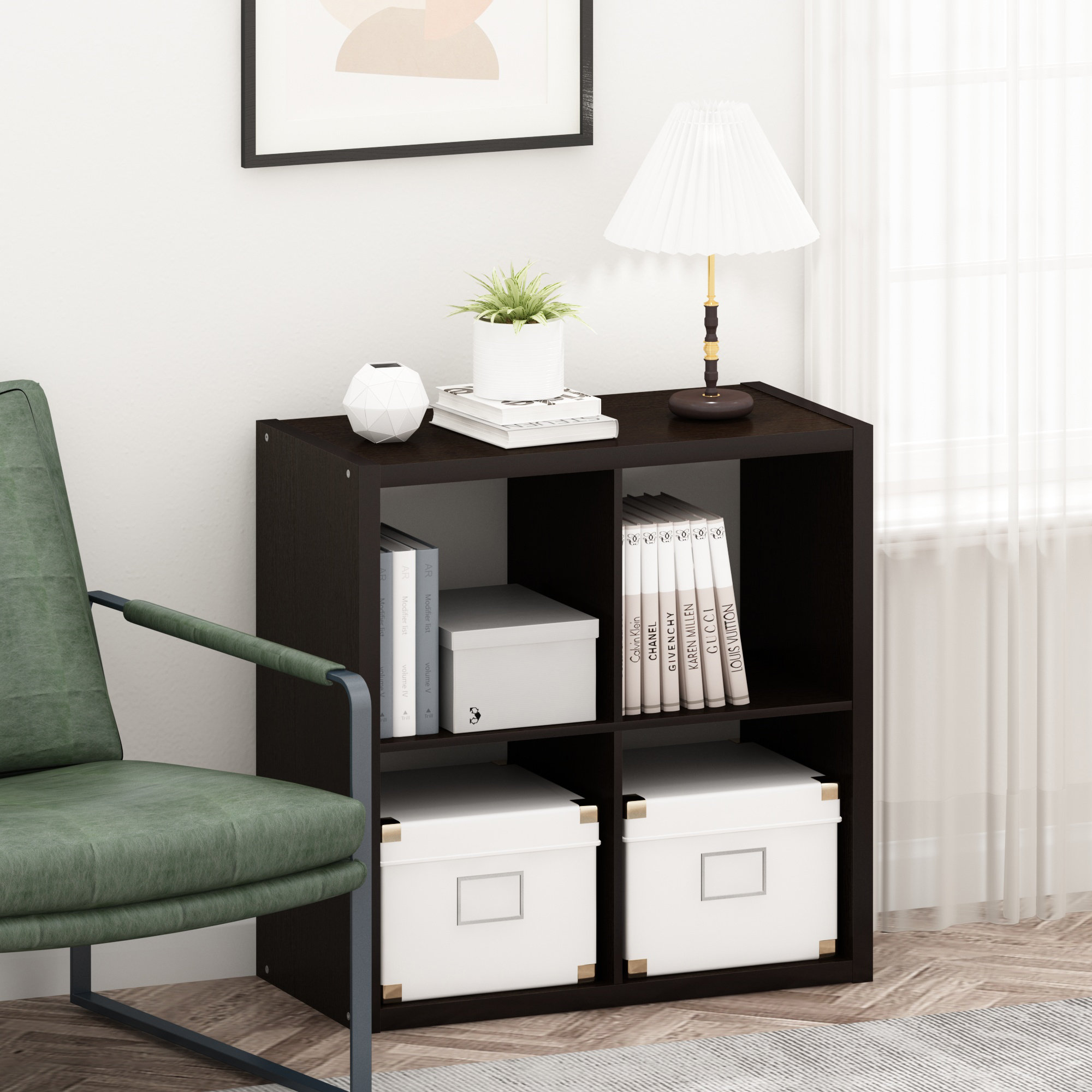Latitude Run Leelan Bookcase | Wayfair.ie