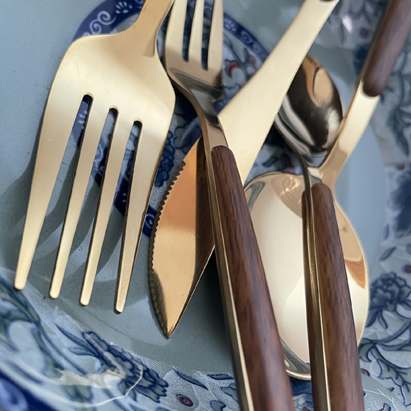 Mercer41 Katre Stainless Steel Flatware Set | Wayfair