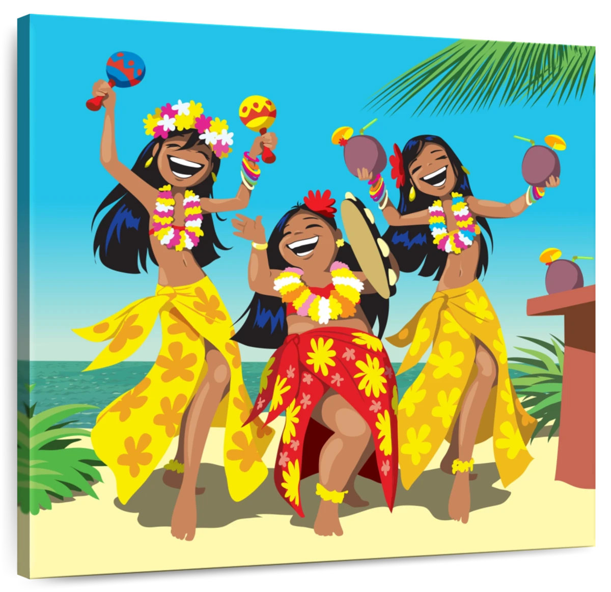 Bay Isle Home™ Hawaiian Hula Dancers | Wayfair
