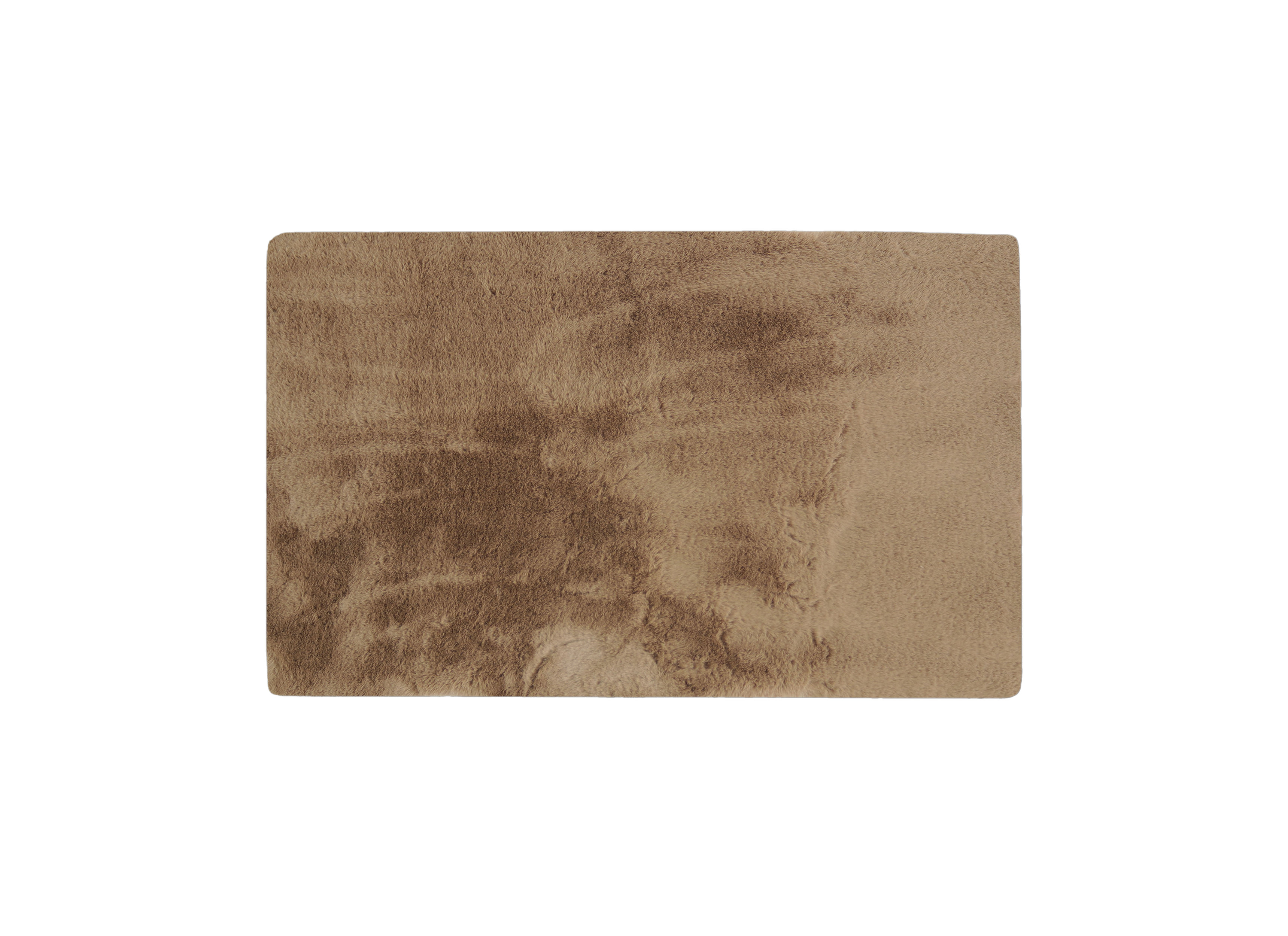 Mercer41 Faux Rabbit Rug Tufted TAUPE Area Rug - Wayfair Canada