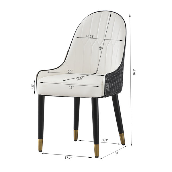 George Oliver Stiltner Metal Accent Dining Chair | Wayfair