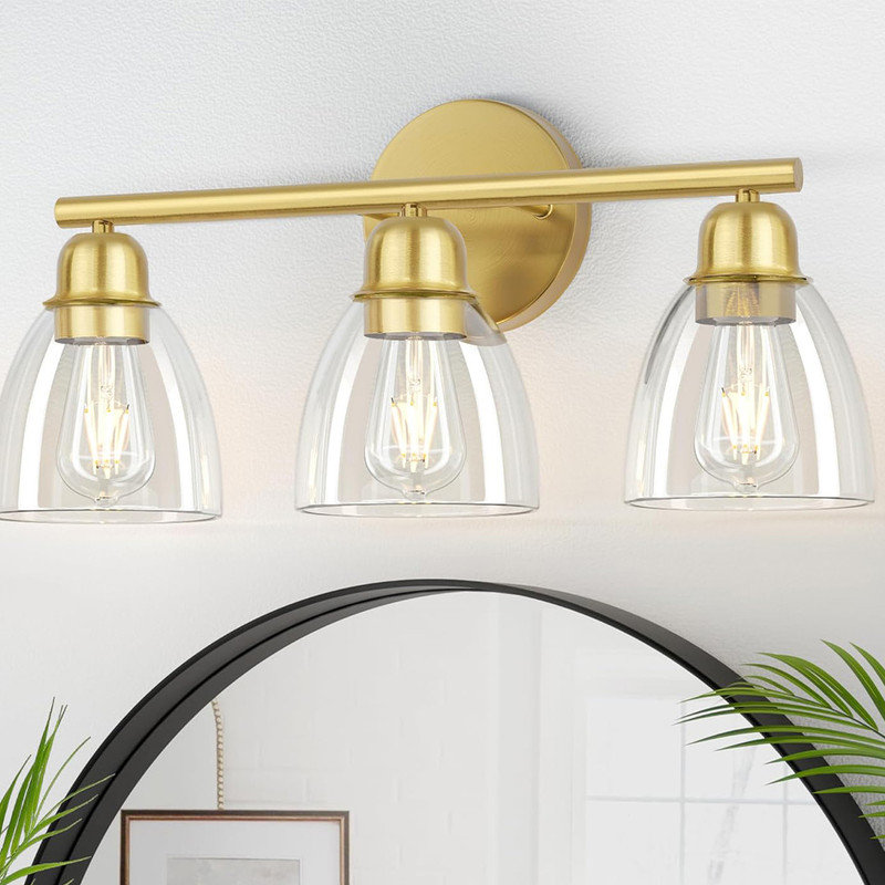 Breakwater Bay 3-Light Bathroom Light Fixtures,Vanity Lights,Sconces ...