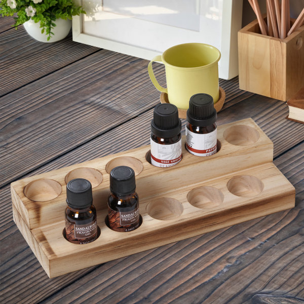 Union Rustic Wood Oil Nail Polish Rack | Wayfair