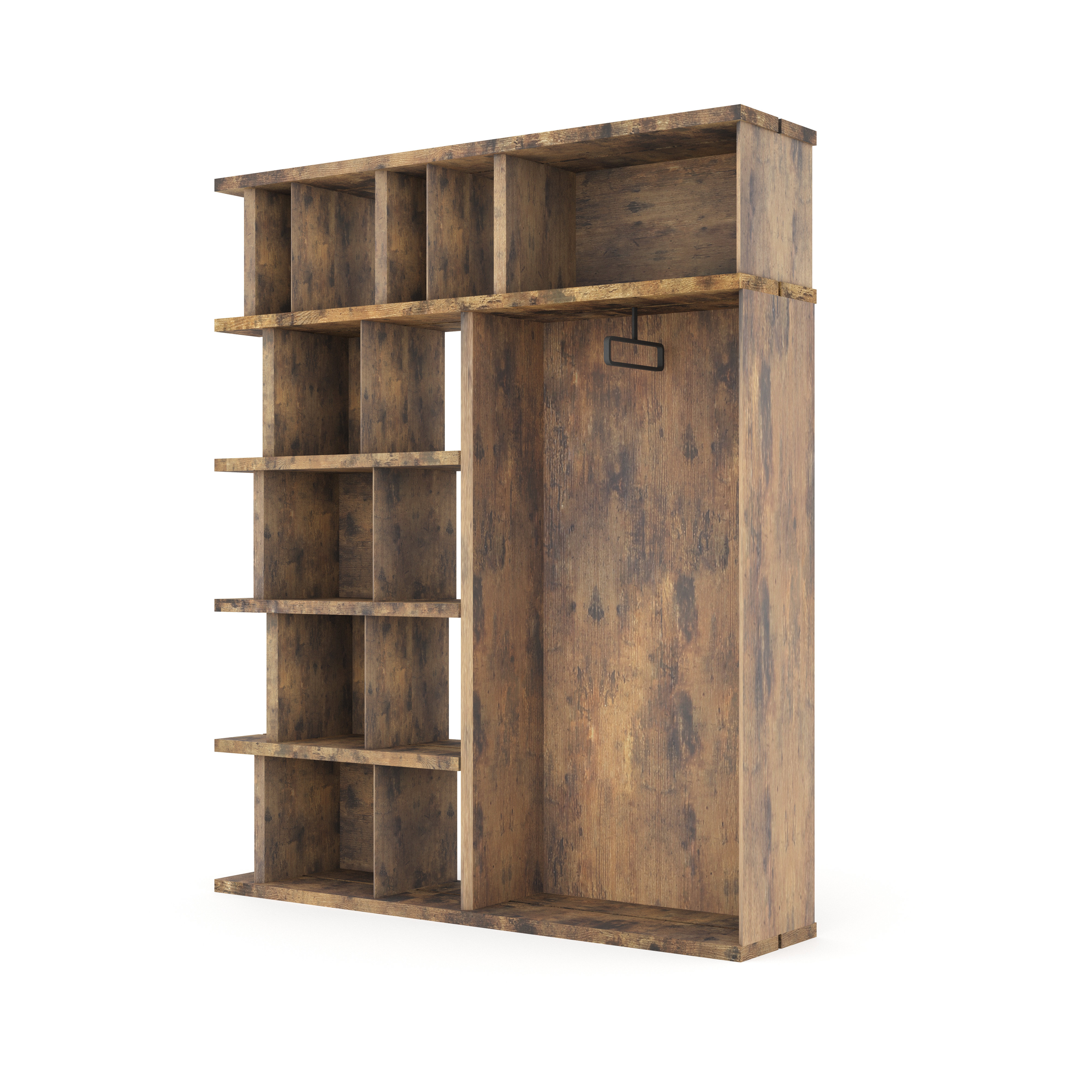 One Allium Way® Multi-use Bookcase Storage Wardrobe | Wayfair