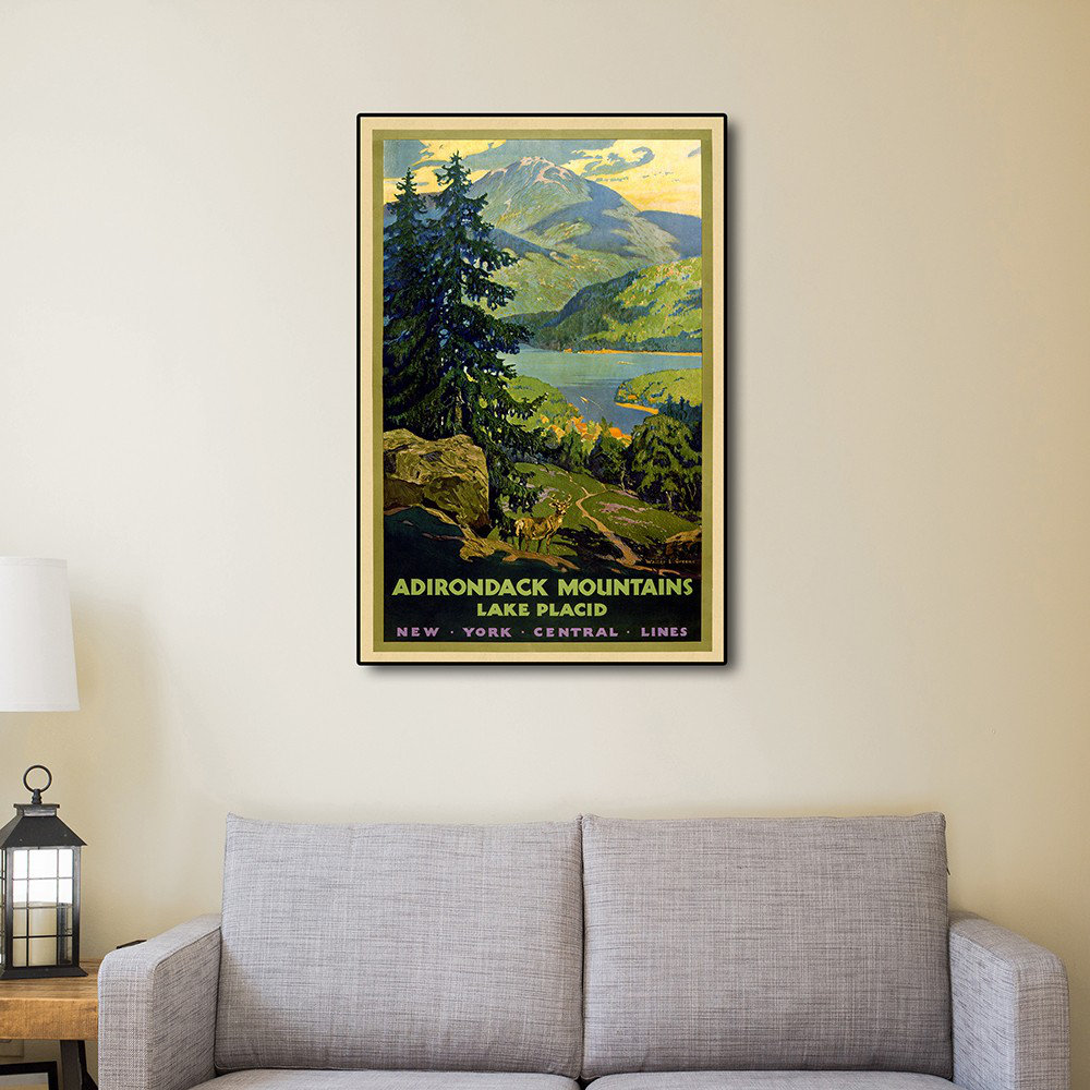 Millwood Pines Vintage 1920S Adirondack Mountains Unframed Print Wall ...