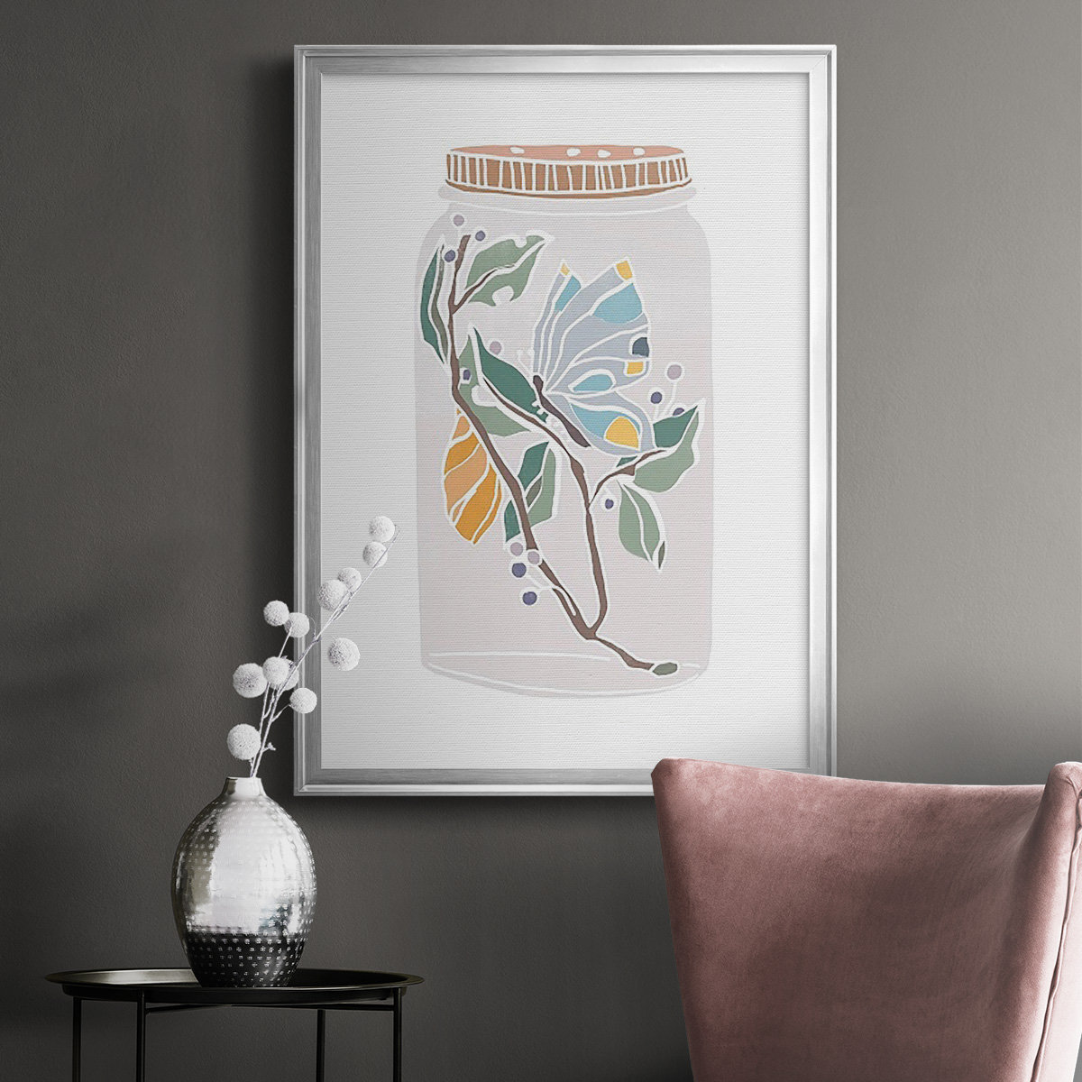 Wexford Home Nature Jar III Premium Framed Print - Ready To Hang ...