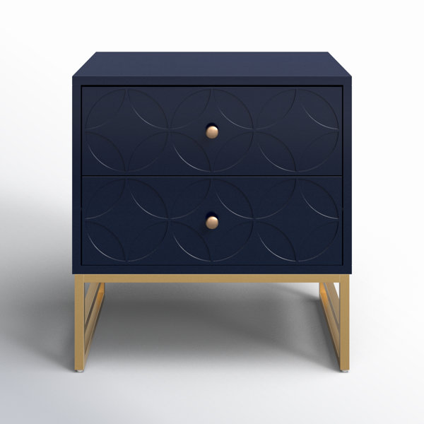 Etta Avenue™ Keeya 2 - Drawer Nightstand & Reviews | Wayfair
