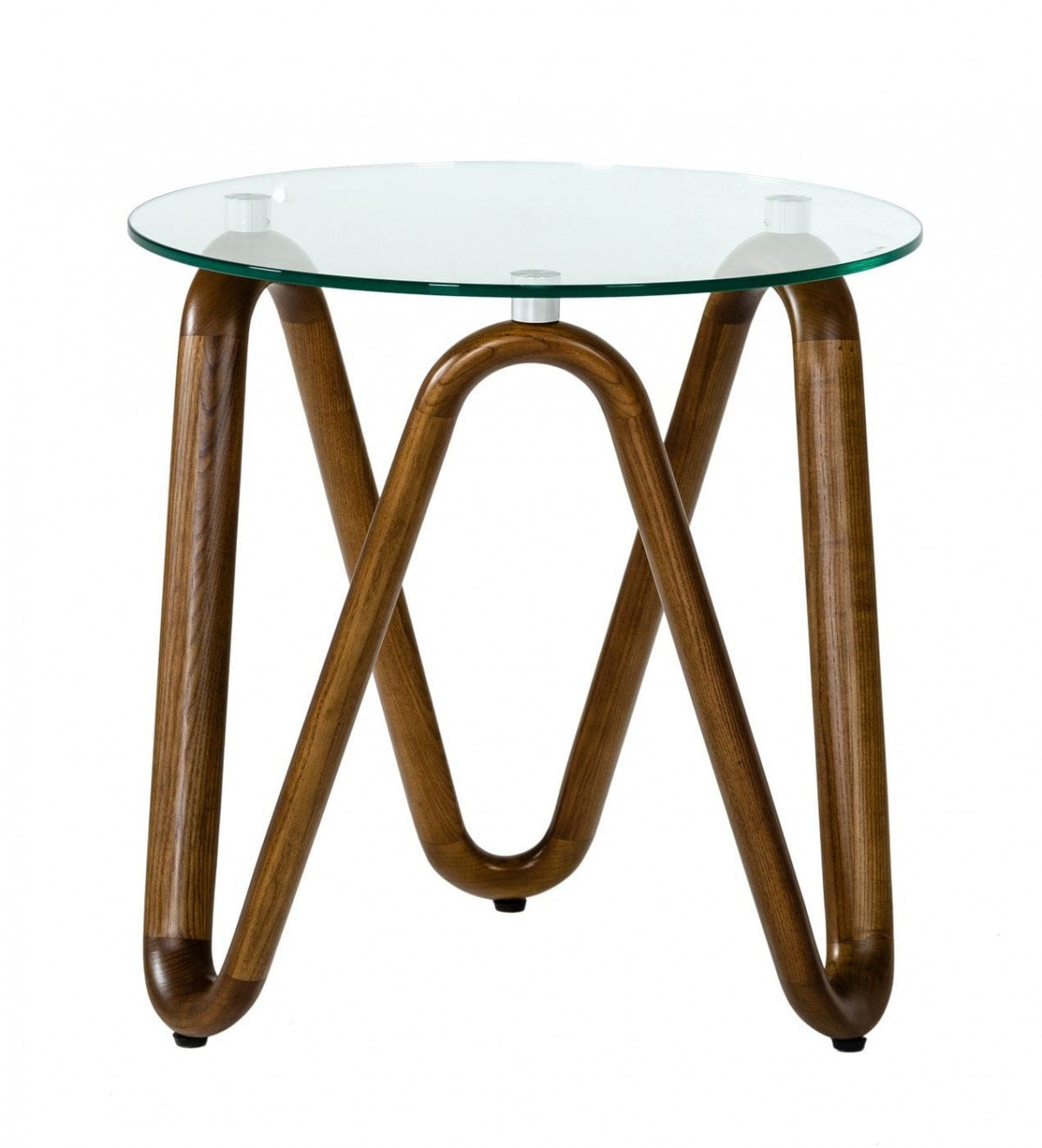 Orren Ellis Dilekkaya Glass Abstract End Table | Wayfair
