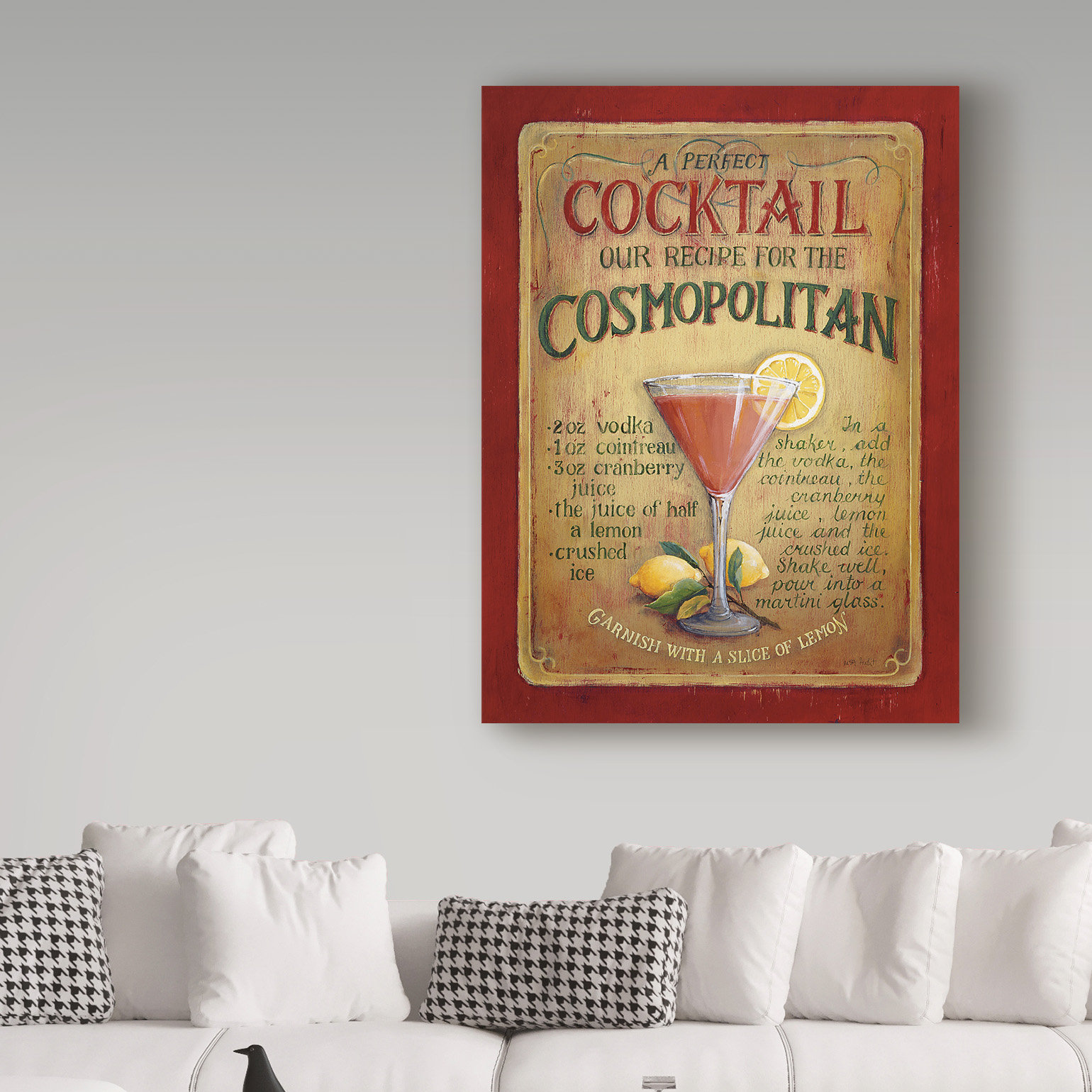 Winston Porter 'Cosmopolitan' Vintage Advertisement on Wrapped Canvas ...