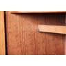 Charlton Home® Kyle 100% Solid Wood 4-door Wardrobe Armoire with ...