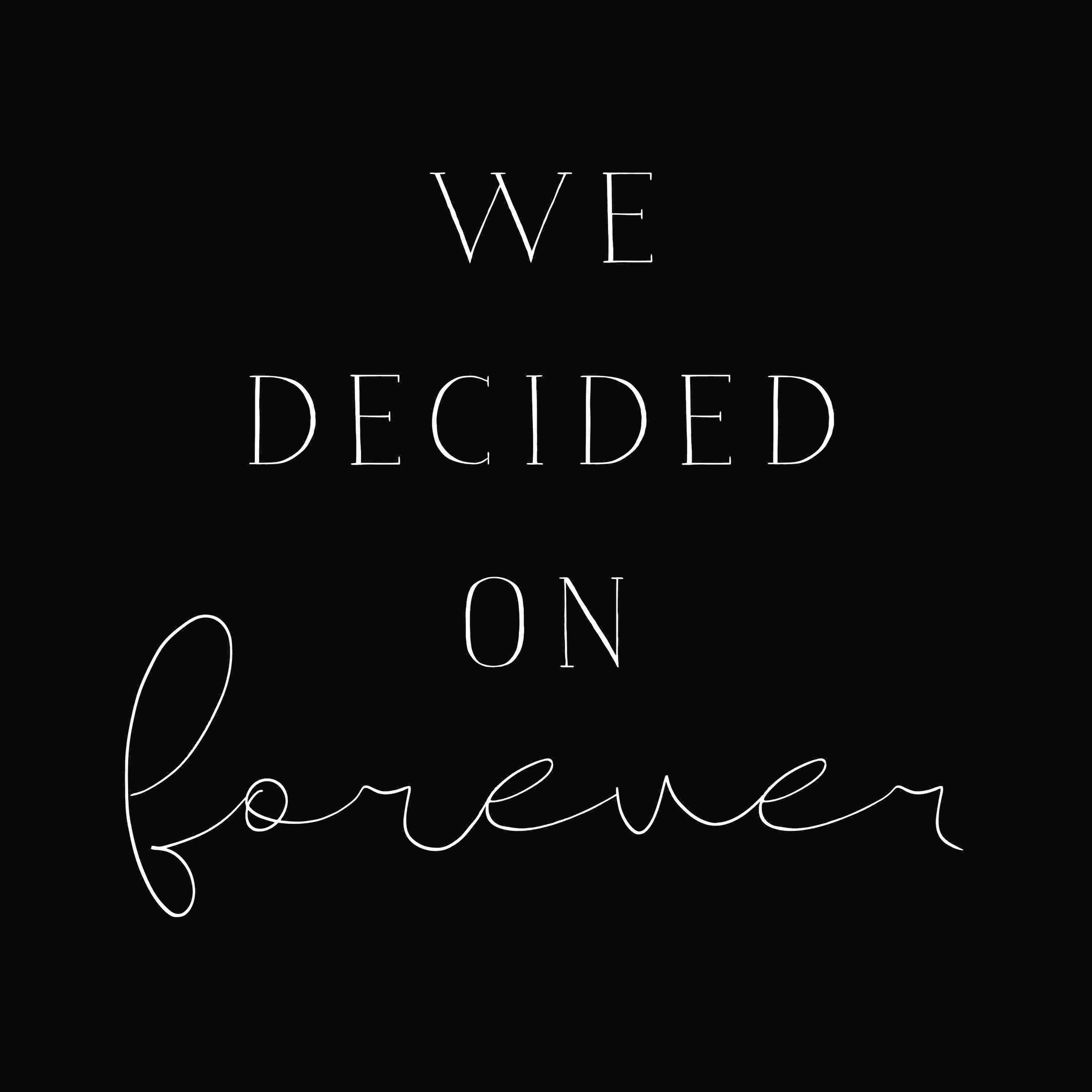 Trinx We Decided On Forever - Wayfair Canada
