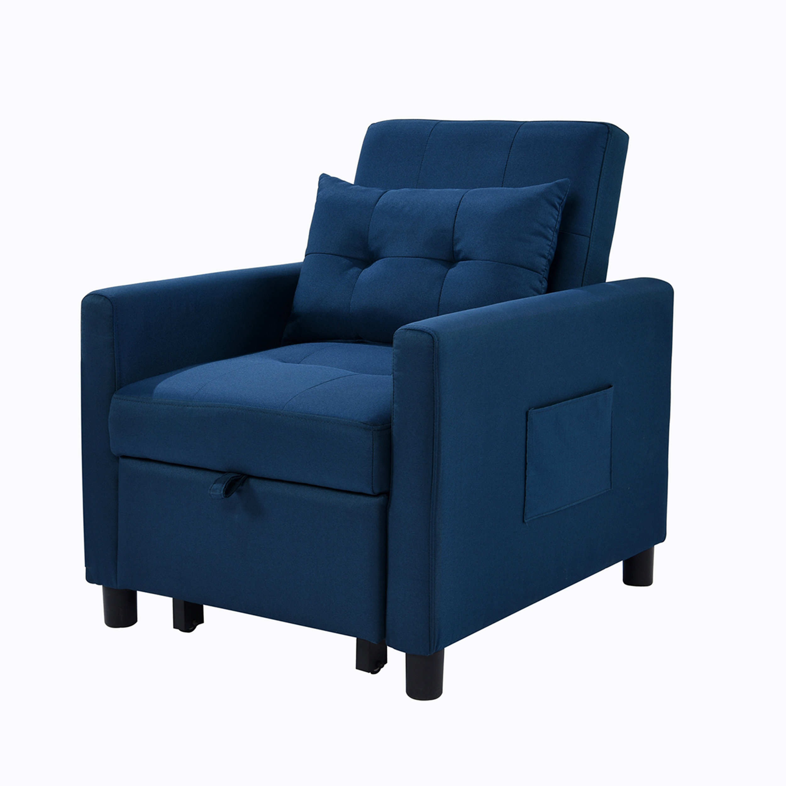 Latitude Run® Single Sofa Bed with Pullout Sleeper, Convertible Folding ...