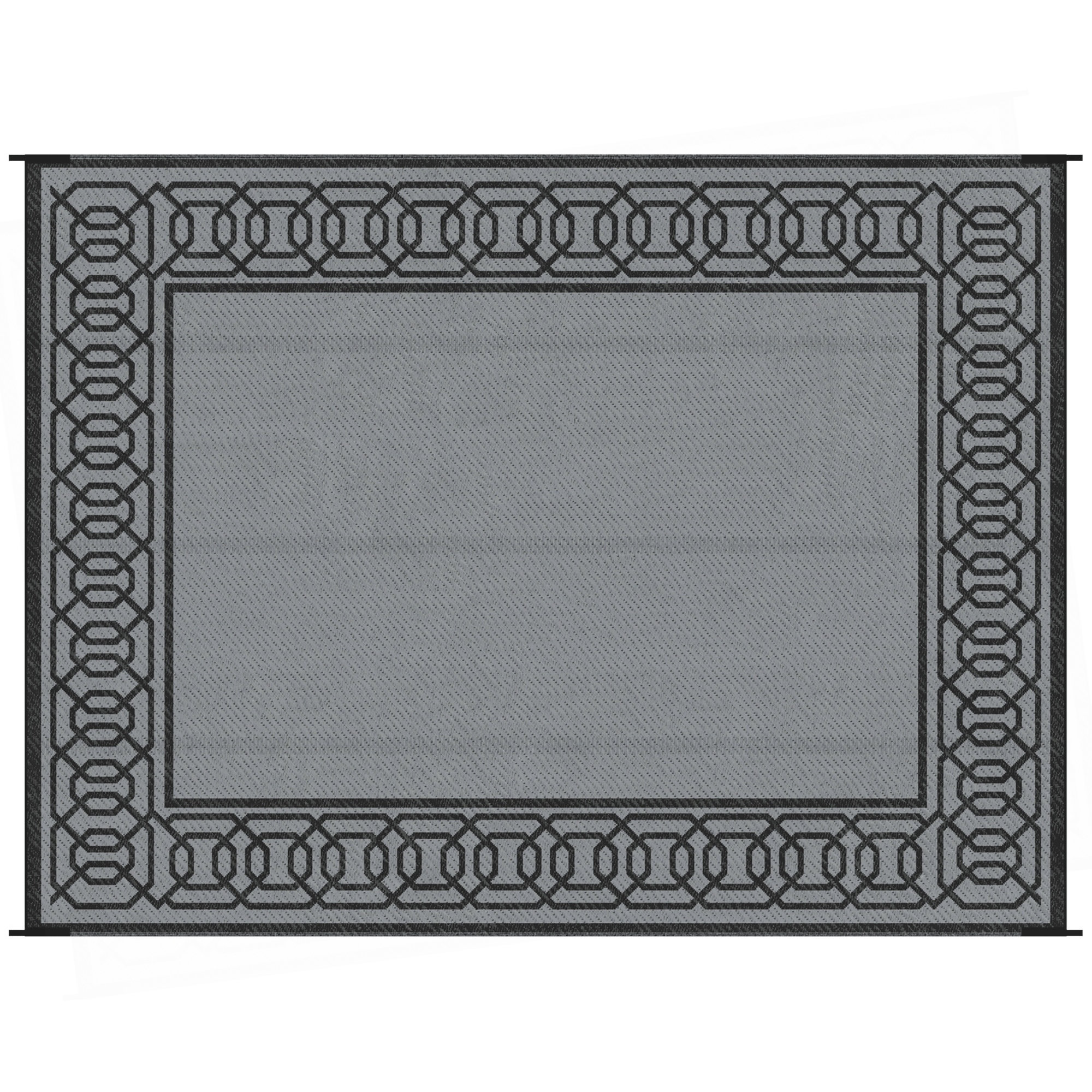 Latitude Run® Outsunny Reversible Outdoor Rug, 9' X 12' Waterproof ...