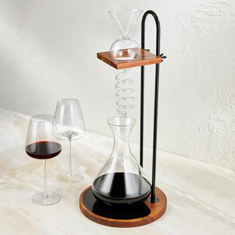 Wine Enthusiast Art Series Deluxe Wine Tower Decanting Set | Wayfair