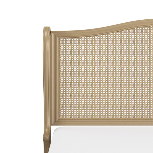 Birch Lane™ Gia Cane Wingback Bed & Reviews | Wayfair