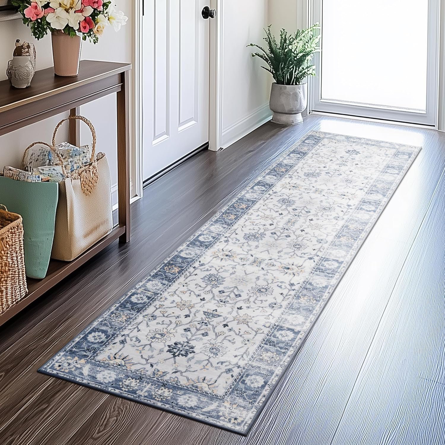 Charlton Home® Rug Runners for Hallways Non Slip | Wayfair