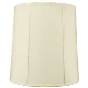 Darby Home Co 17" H x 16" W Silk/Shantung Drum Lamp shade ( Screw on ...