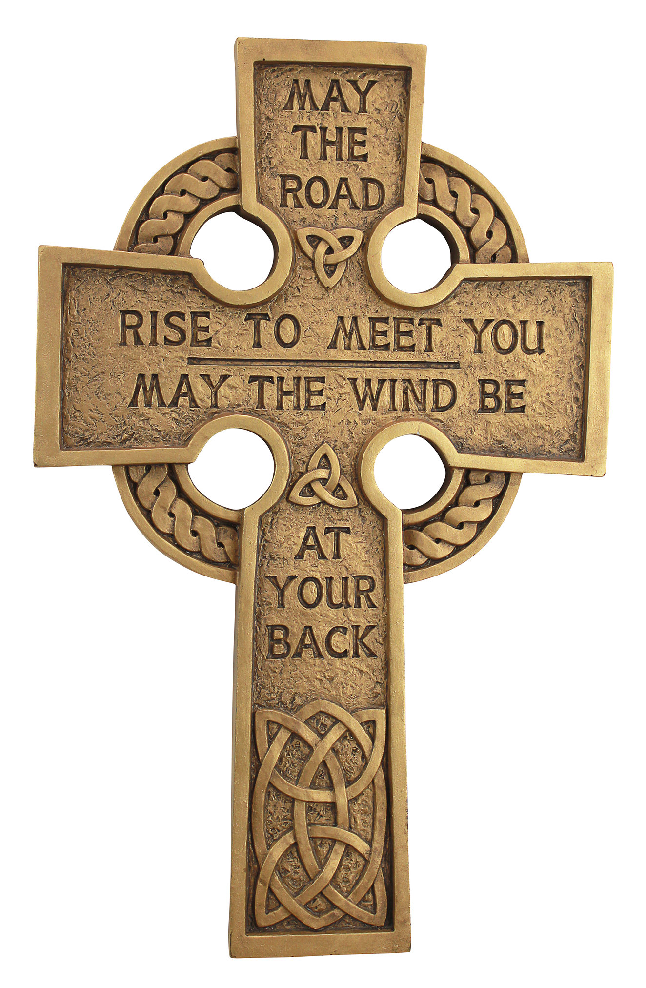 Design Toscano May the Road Celtic Cross Wall Sculpture & Reviews ...
