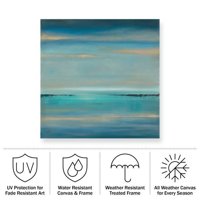 Beachcrest Home Danika The Line Of Time Outdoor Wall Decor & Reviews ...