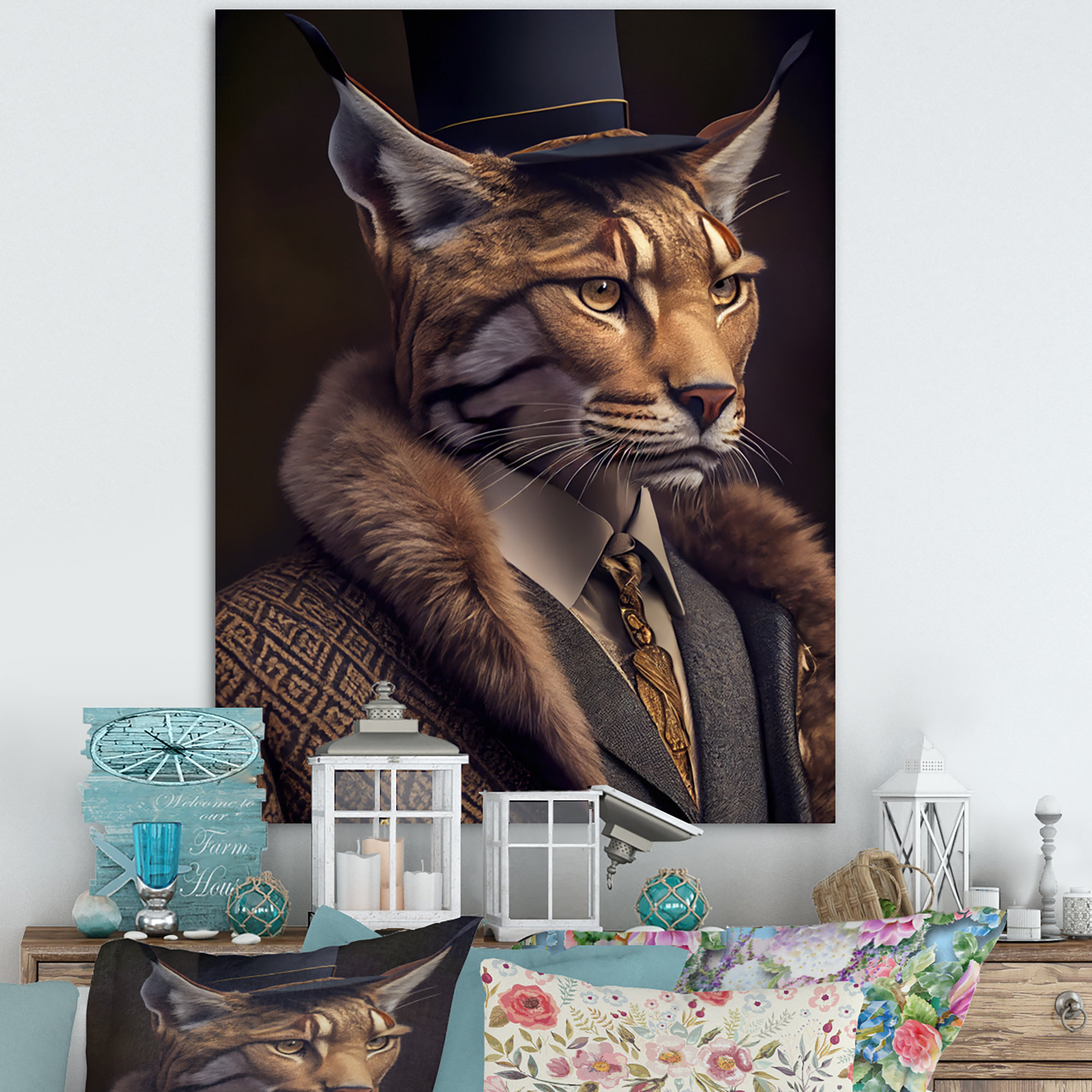 The Twillery Co.® Altha Stylish Cat In Fancy Fashion Design I - Animals ...
