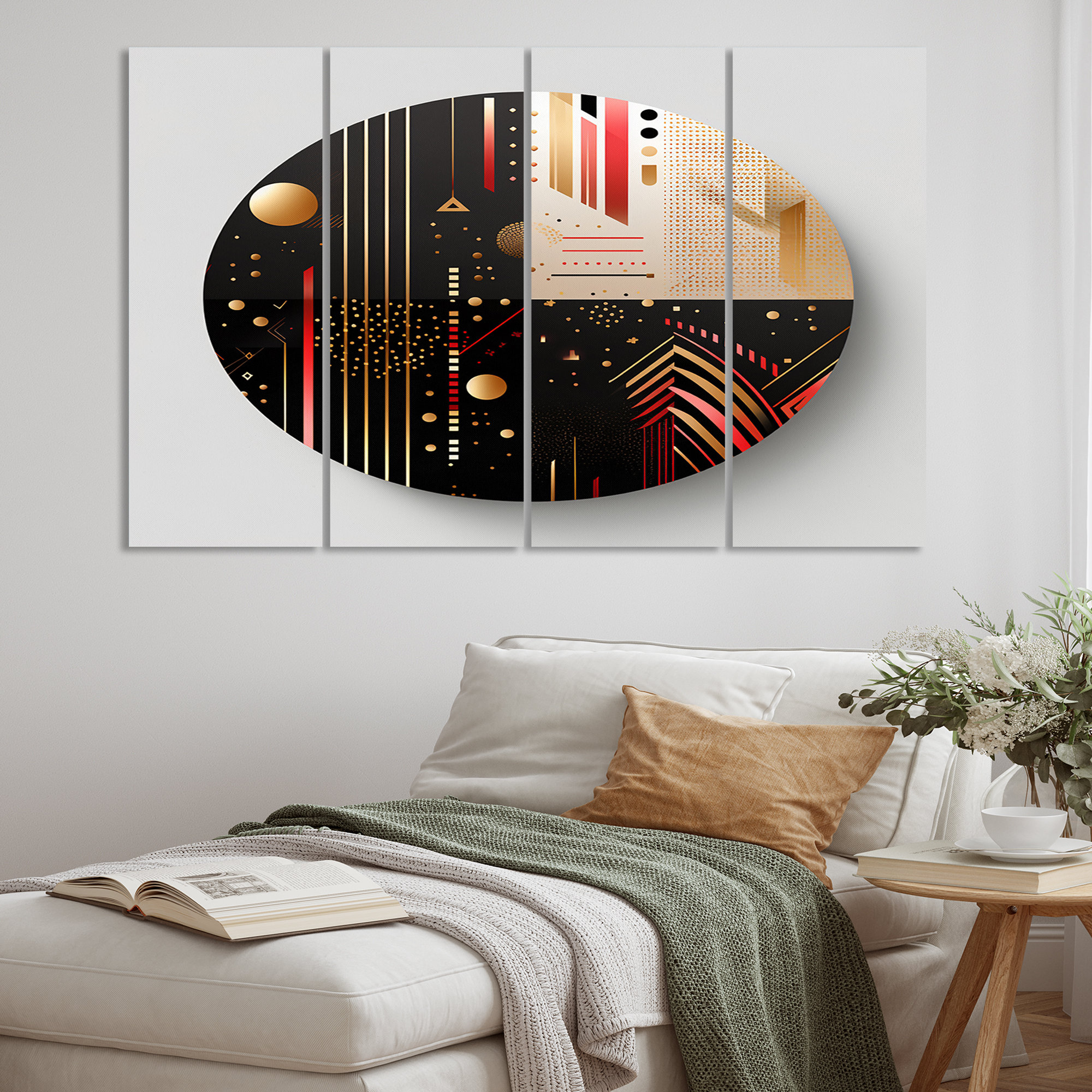 Wrought Studio Boho Chic Celebration Geometric Circle Art III ...