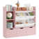 Latitude Run® Bookcase with toys Organizer, 3 Removable Drawers ...
