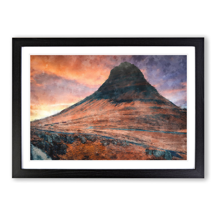 East Urban Home Kirkjufell Mountain in Iceland - Picture Frame Painting ...