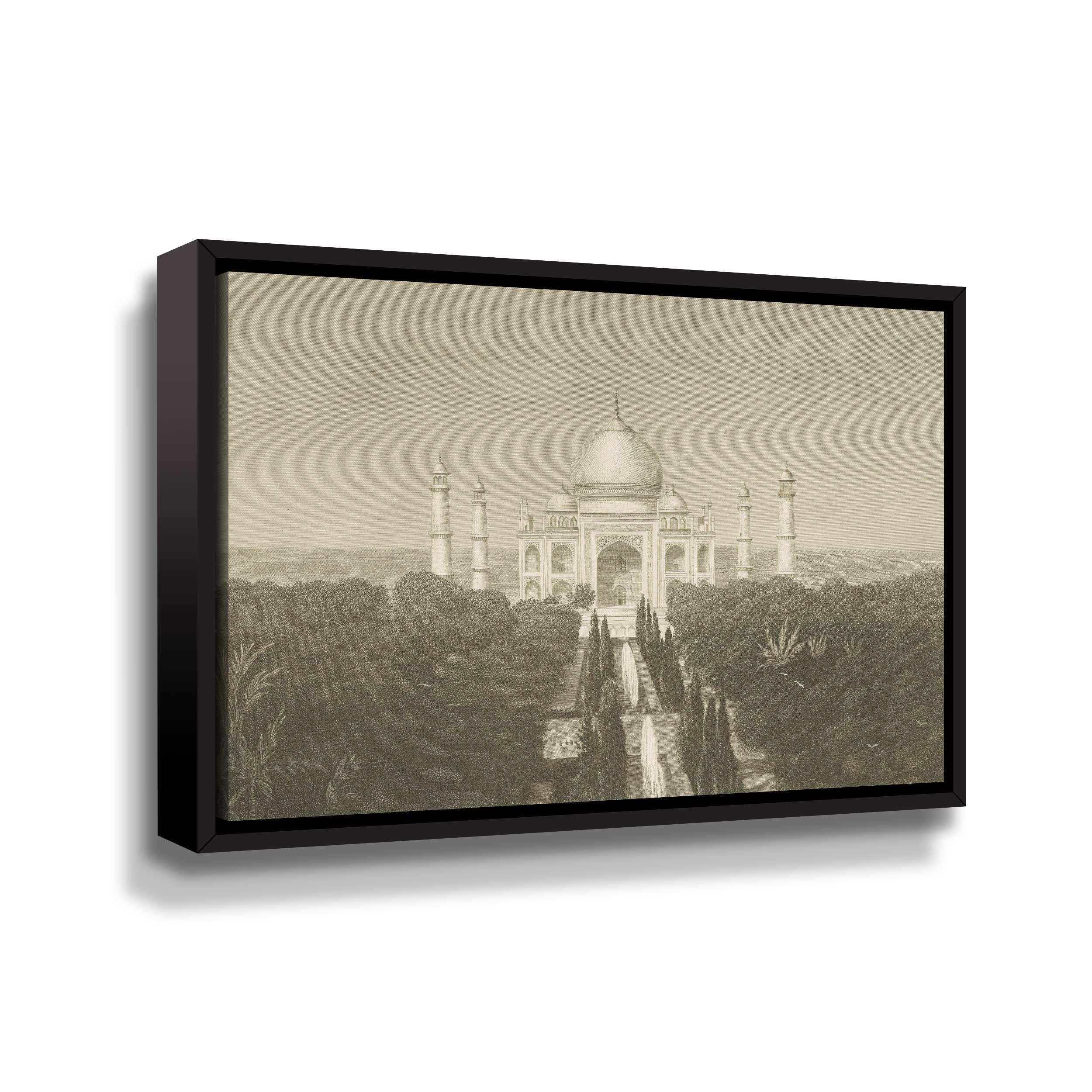 Winston Porter Taj Mahal Postcard II On Canvas Print | Wayfair