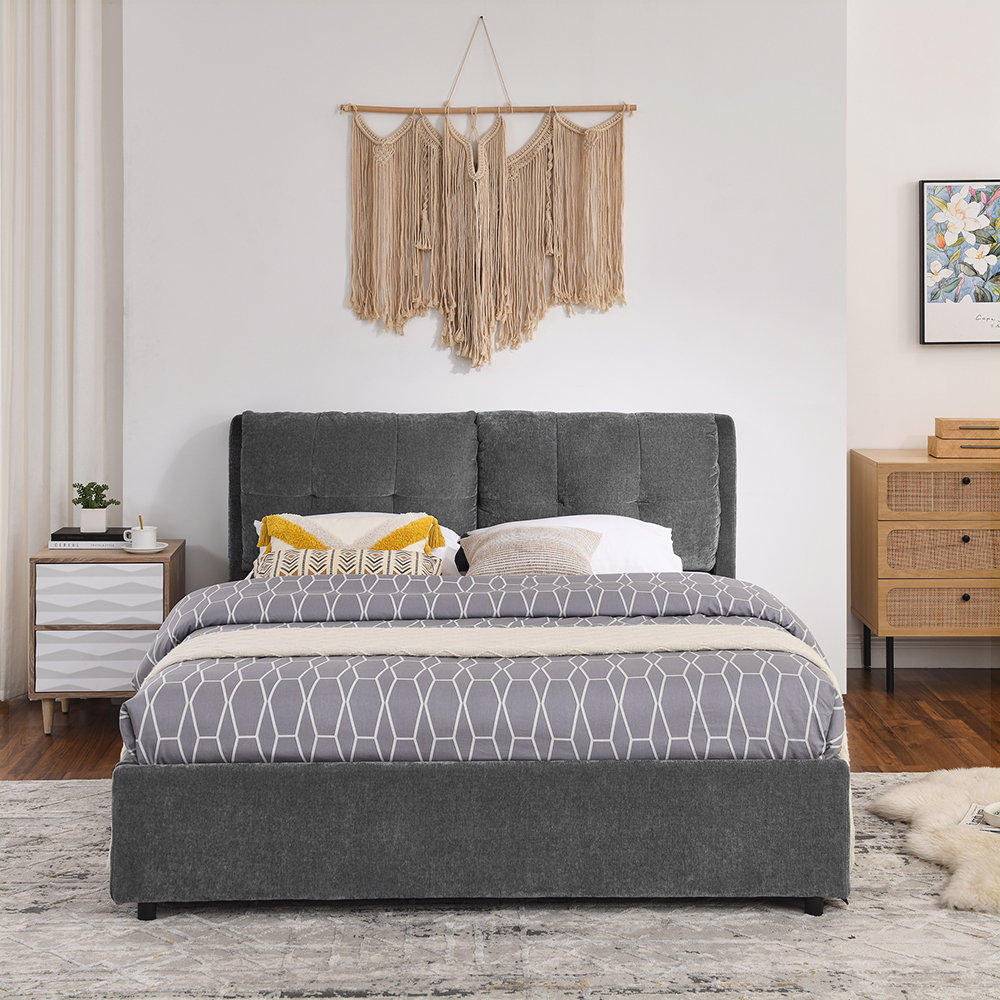 Latitude Run® Hepscott Upholstered Platform Storage Bed | Wayfair