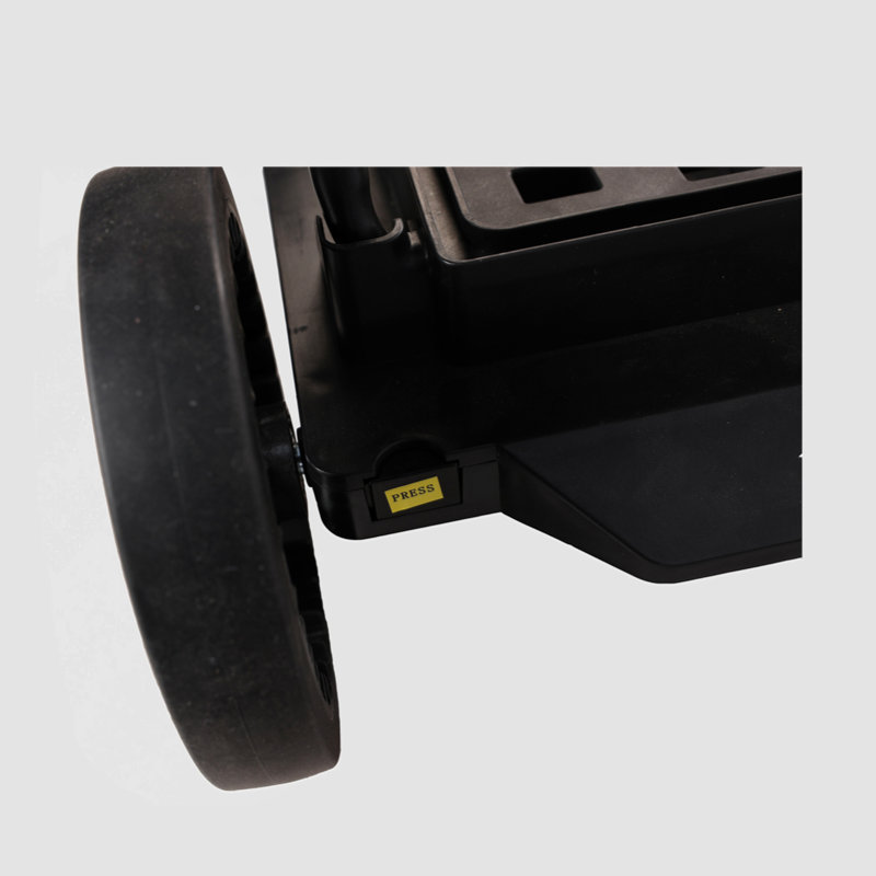 Go Peak Track Folding Service Cart With Wheels Double-Decker, Shopping ...