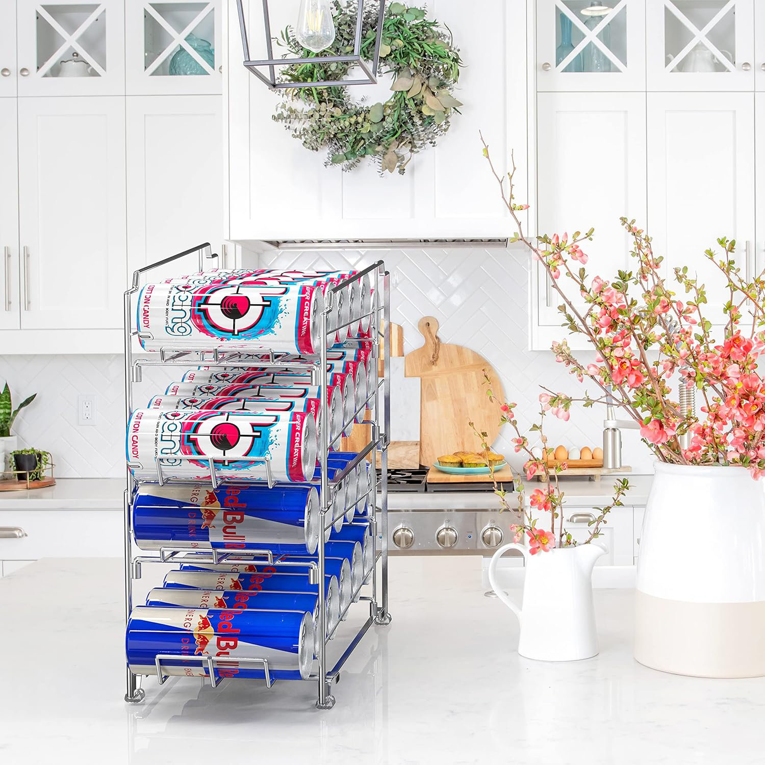 Prep & Savour Front Loading Tall skinny Can Dispenser, Chrome - Wayfair ...