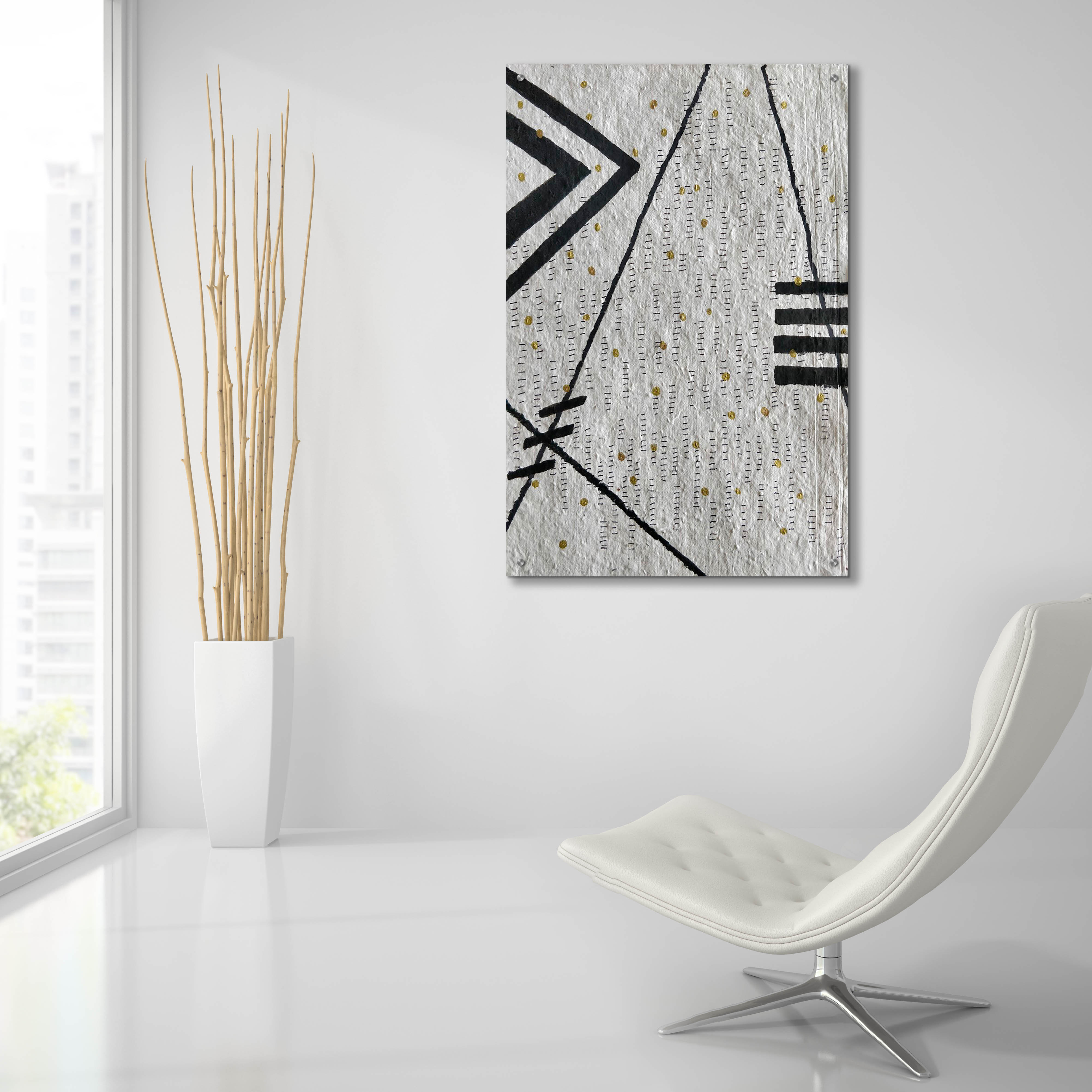 Dakota Fields 'Road Signs' by Lori Arbel Acrylic Glass Wall Art, 24" x ...