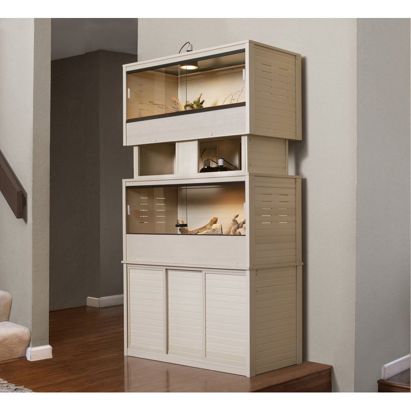 Tucker Murphy Pet™ Large ECOFLEX® Stackable Reptile Enclosure with ...